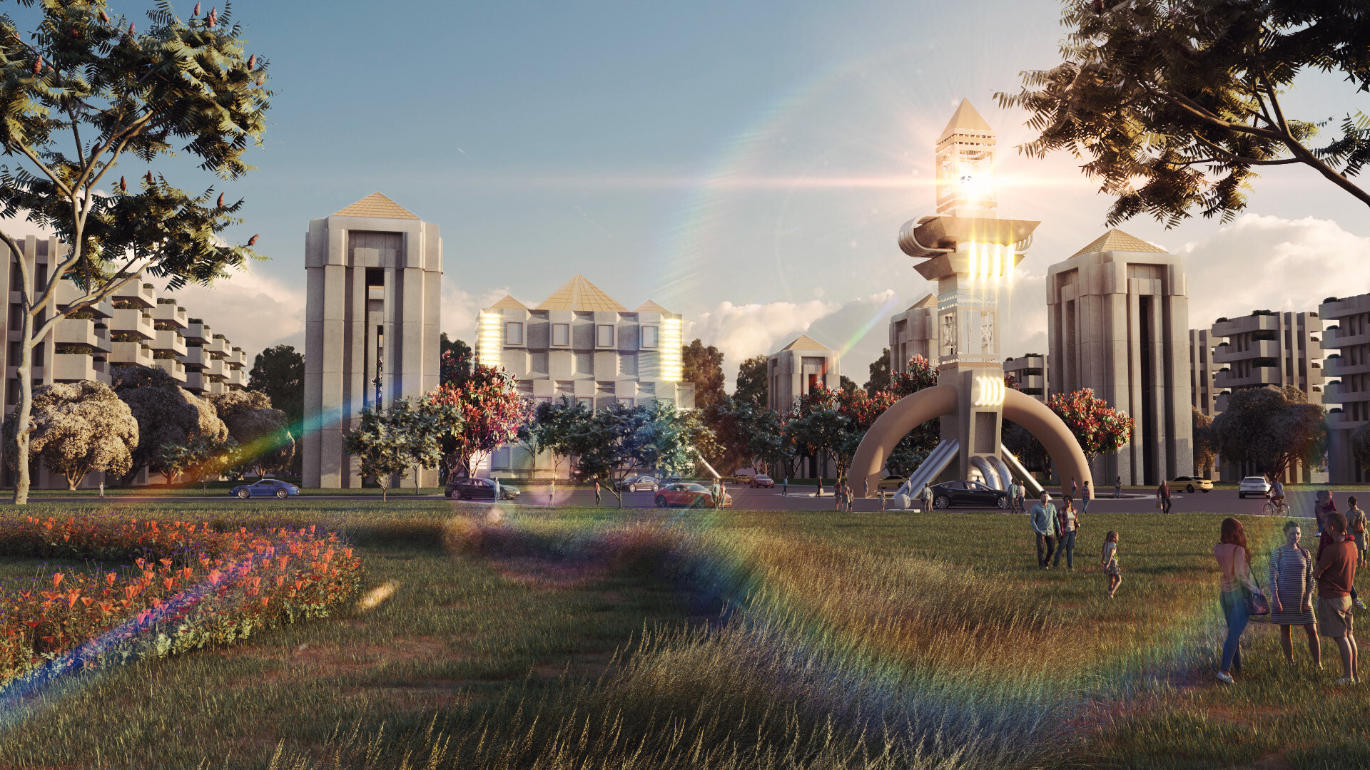 ArtStation - Tesla City