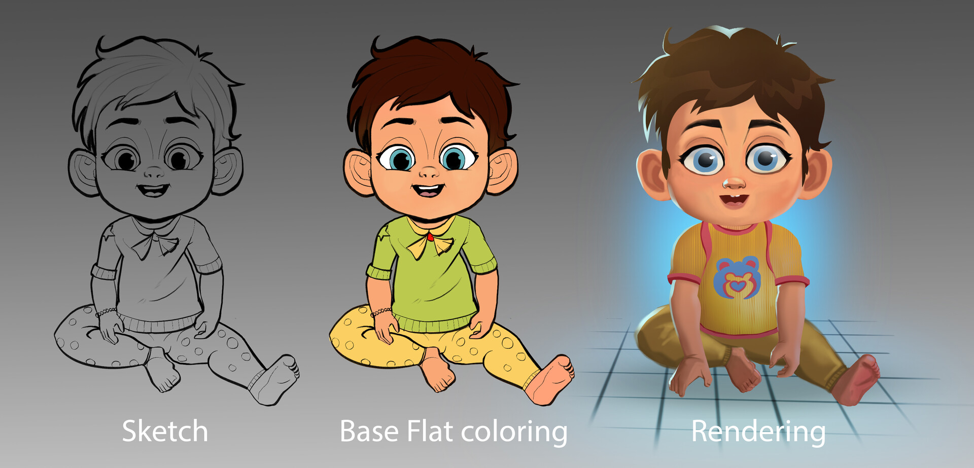 ArtStation - Baby Boy Render