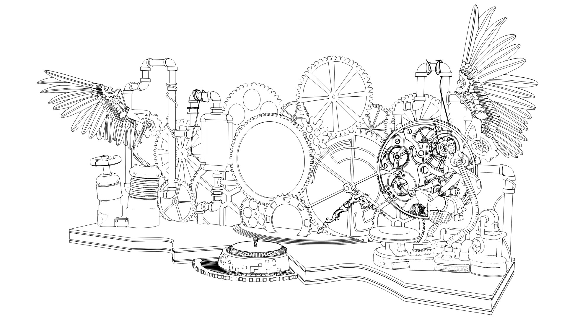 Salma Kamal - A Stage design for Tomorrowland music festival