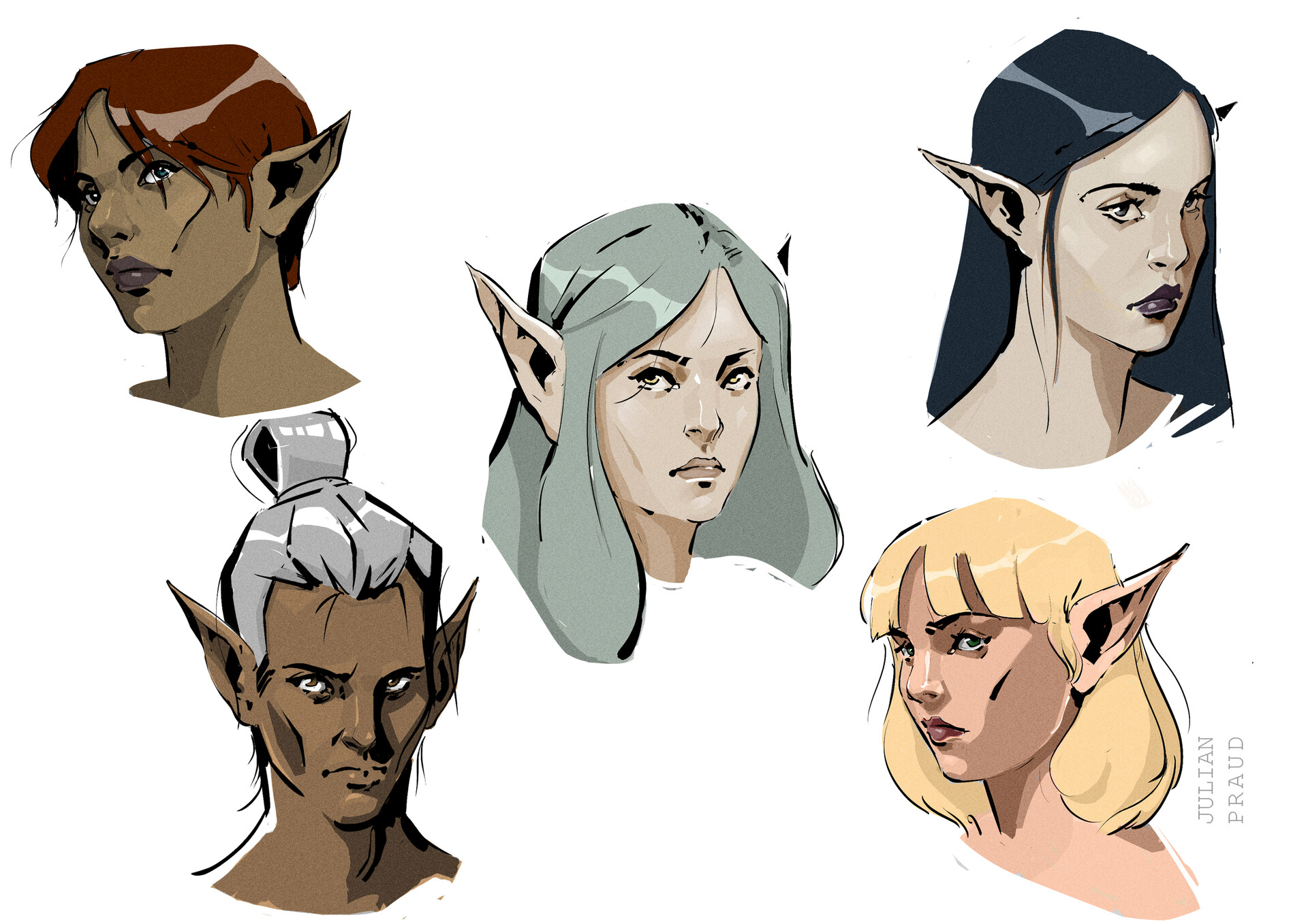 ArtStation - ELFS sketches