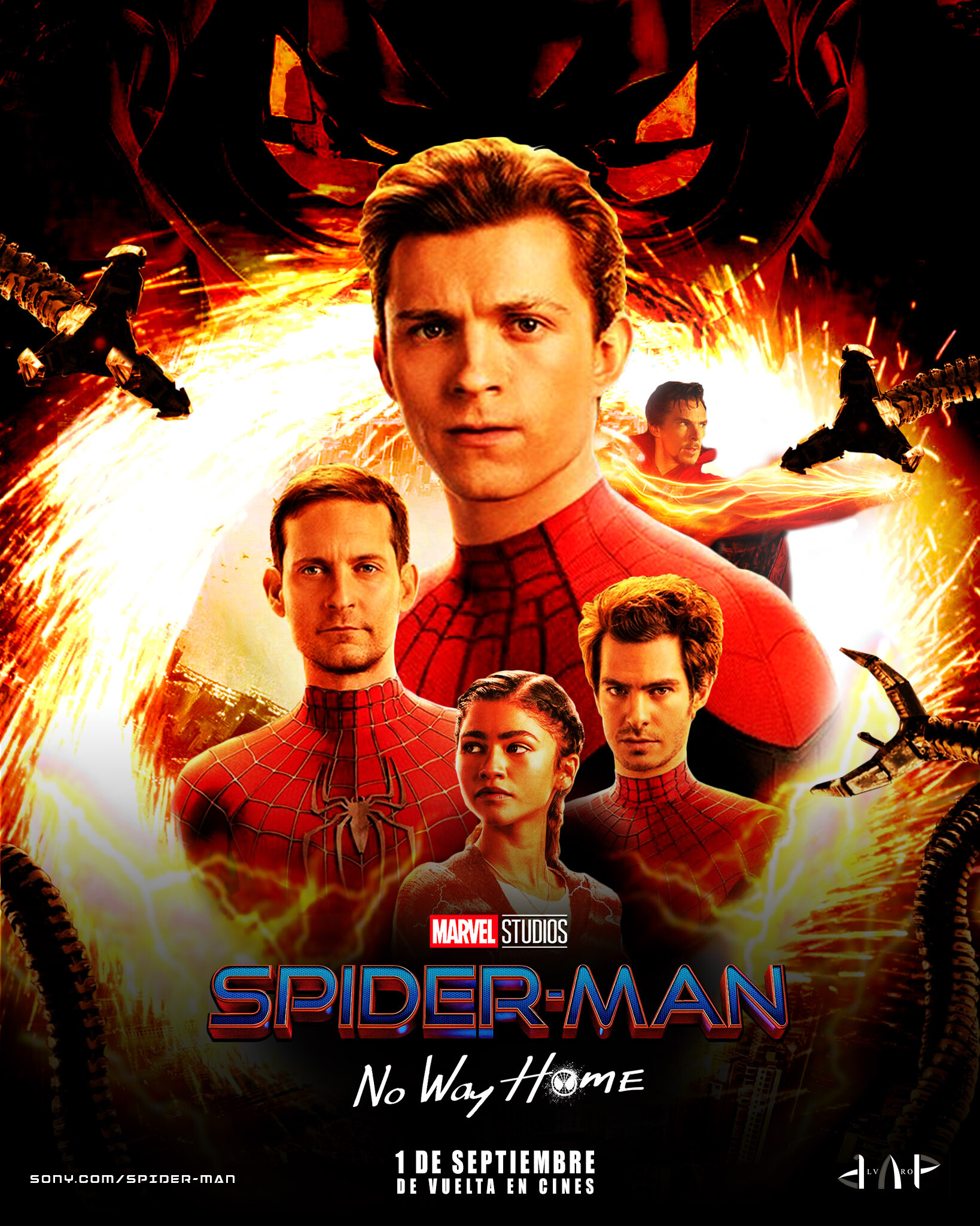 ArtStation - Spider-man: No way home poster design.
