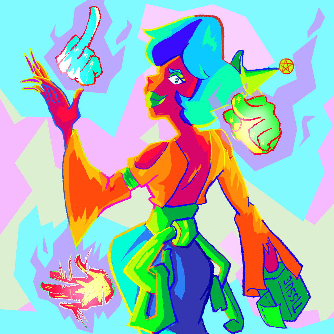 ArtStation - Hyperpop color work