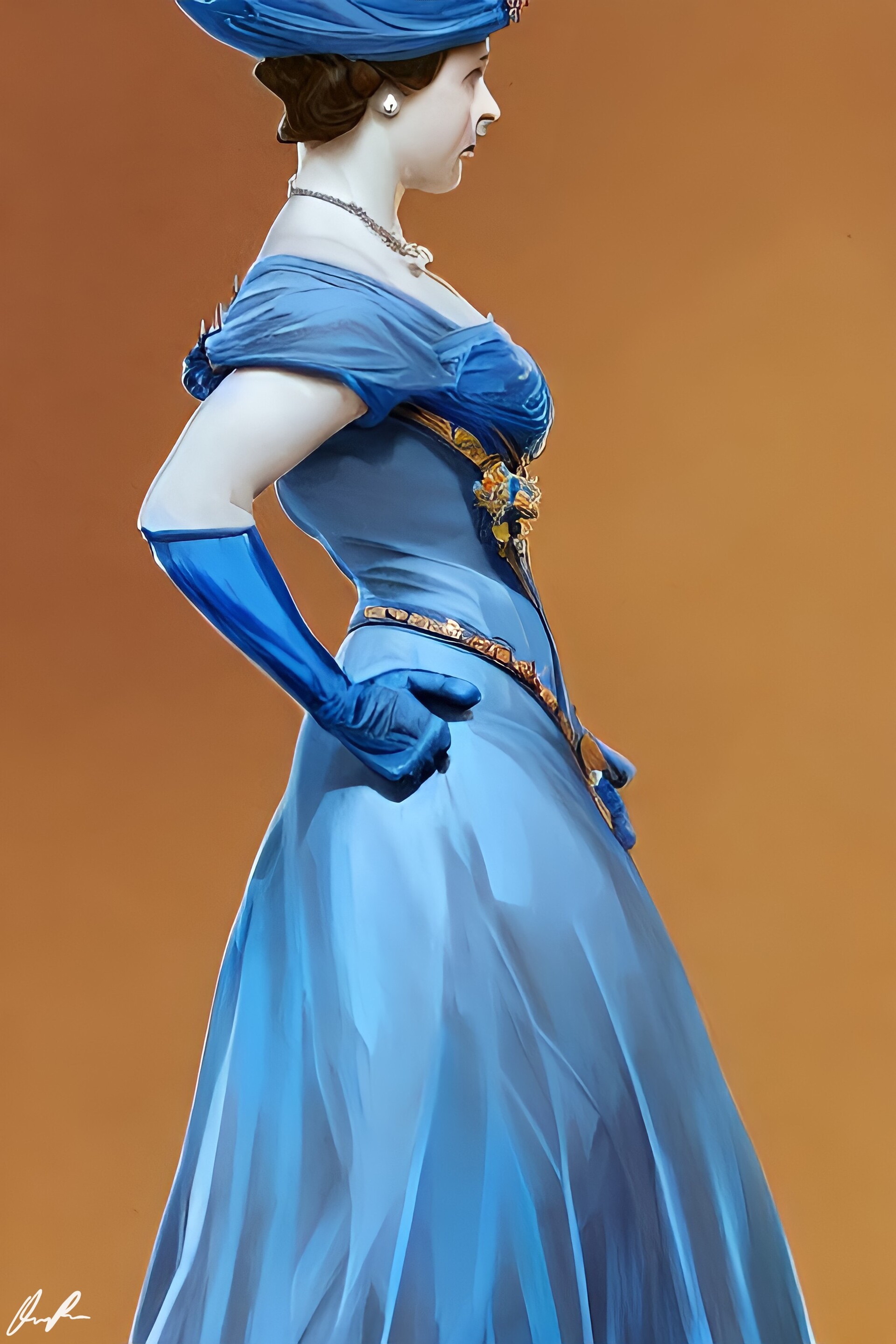 ArtStation - Young Queen Elizabeth II