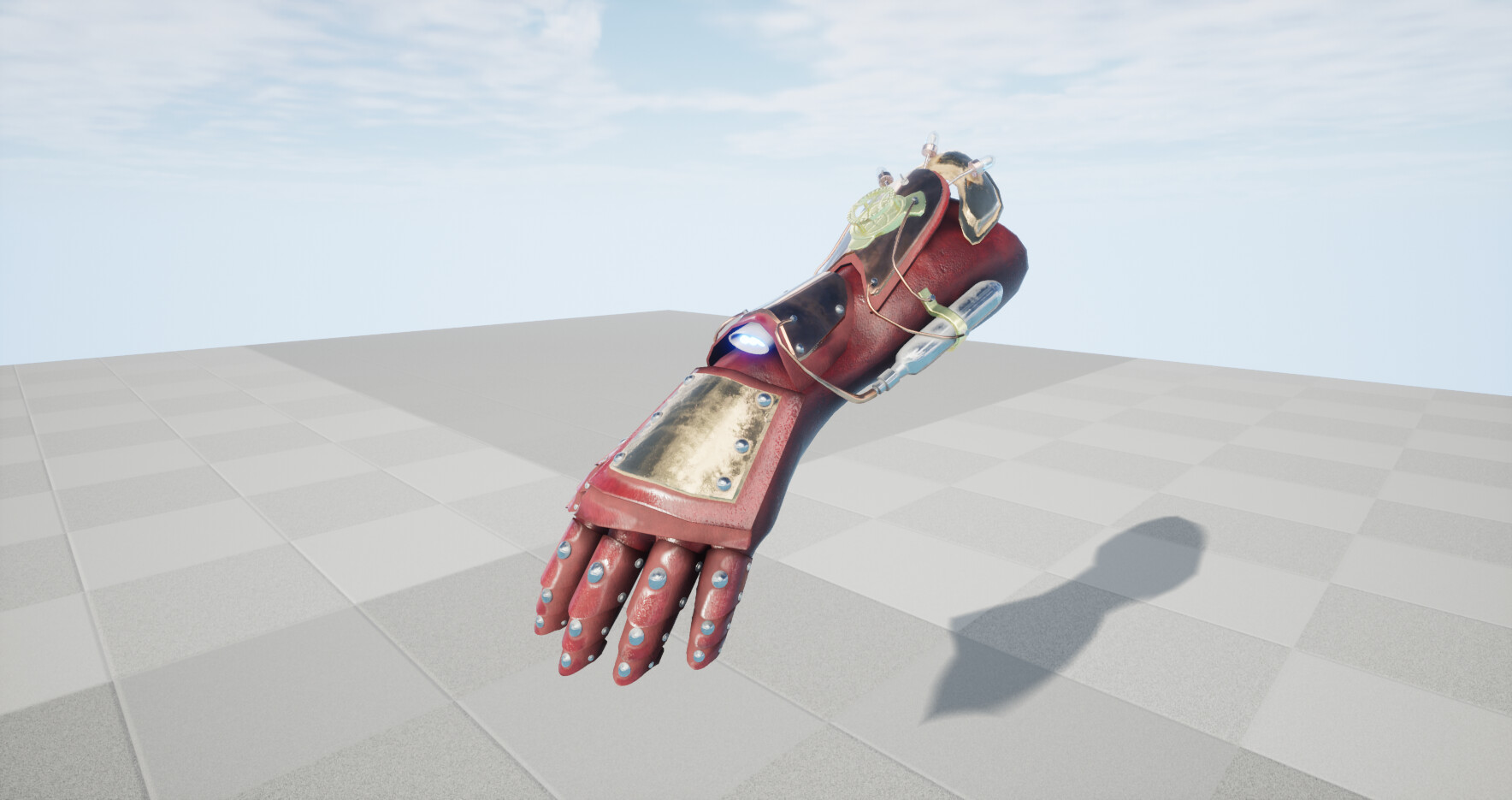 ArtStation - Scifi Steampunk Gauntlet.