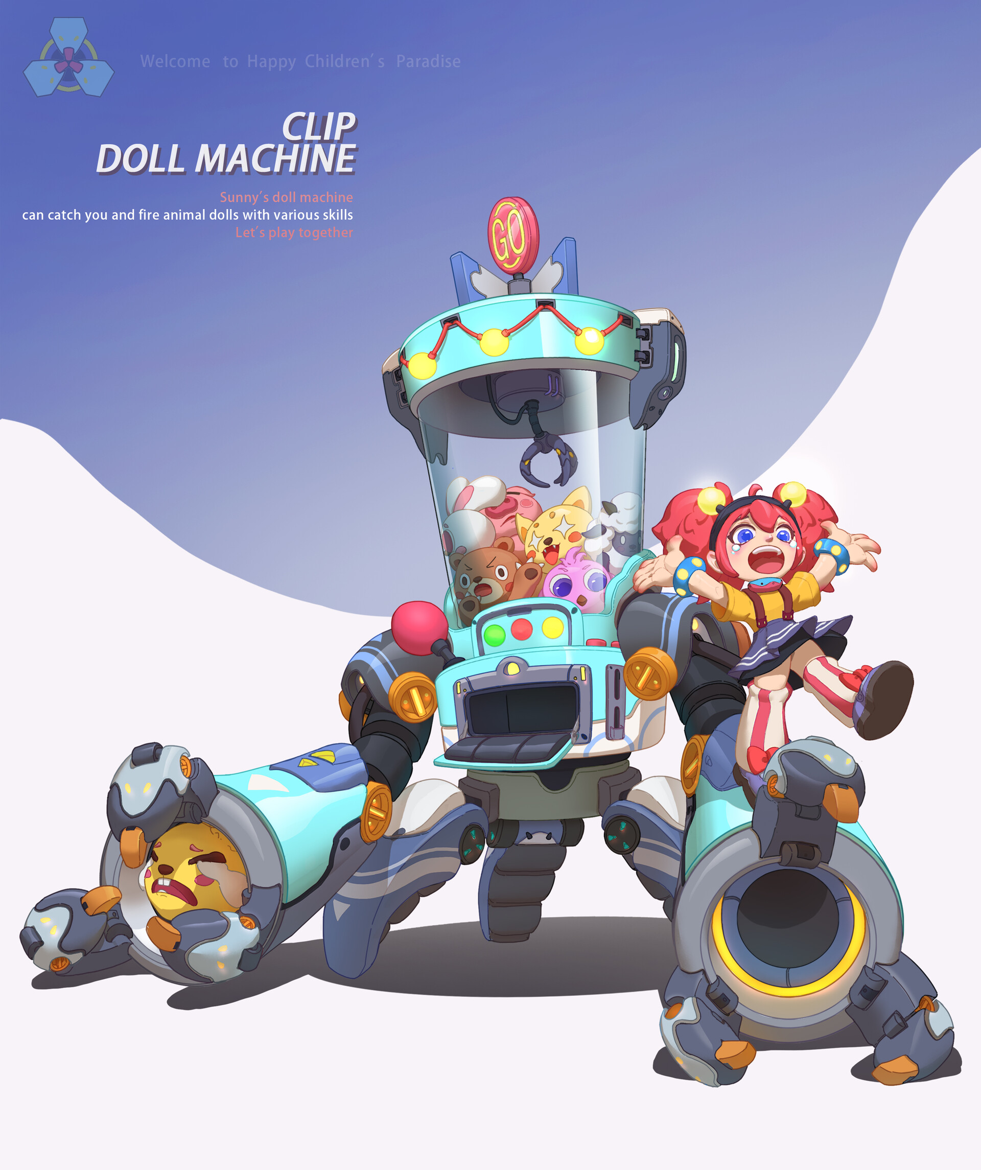 ArtStation - Clip doll machine