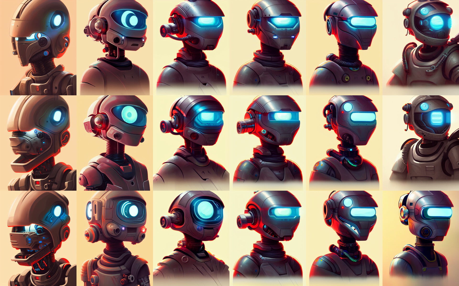 ArtStation - Robo portraits