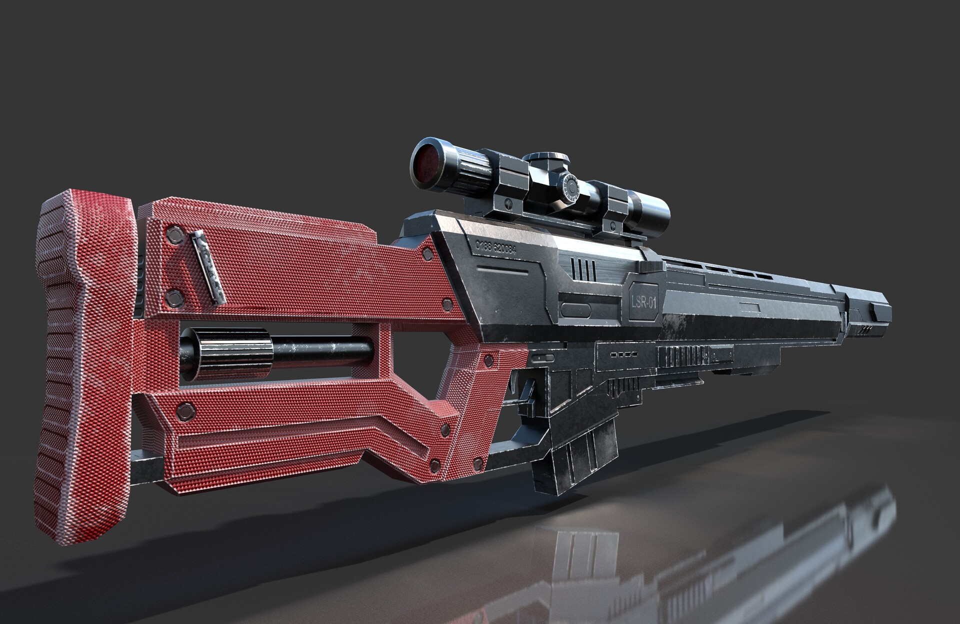 Timofey Alishin - Futuristic Sniper rifle