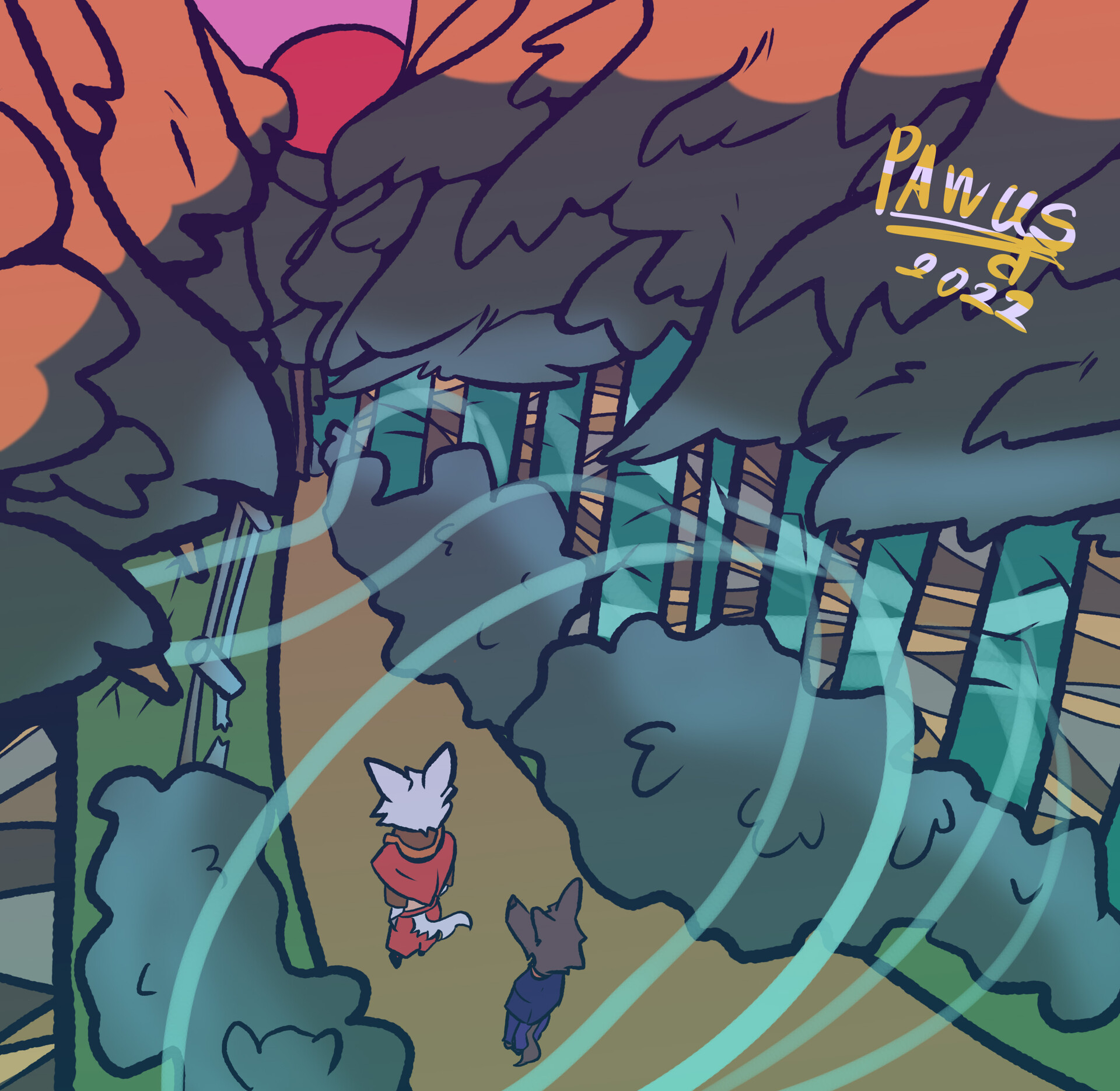 ArtStation - There's cold in the woods