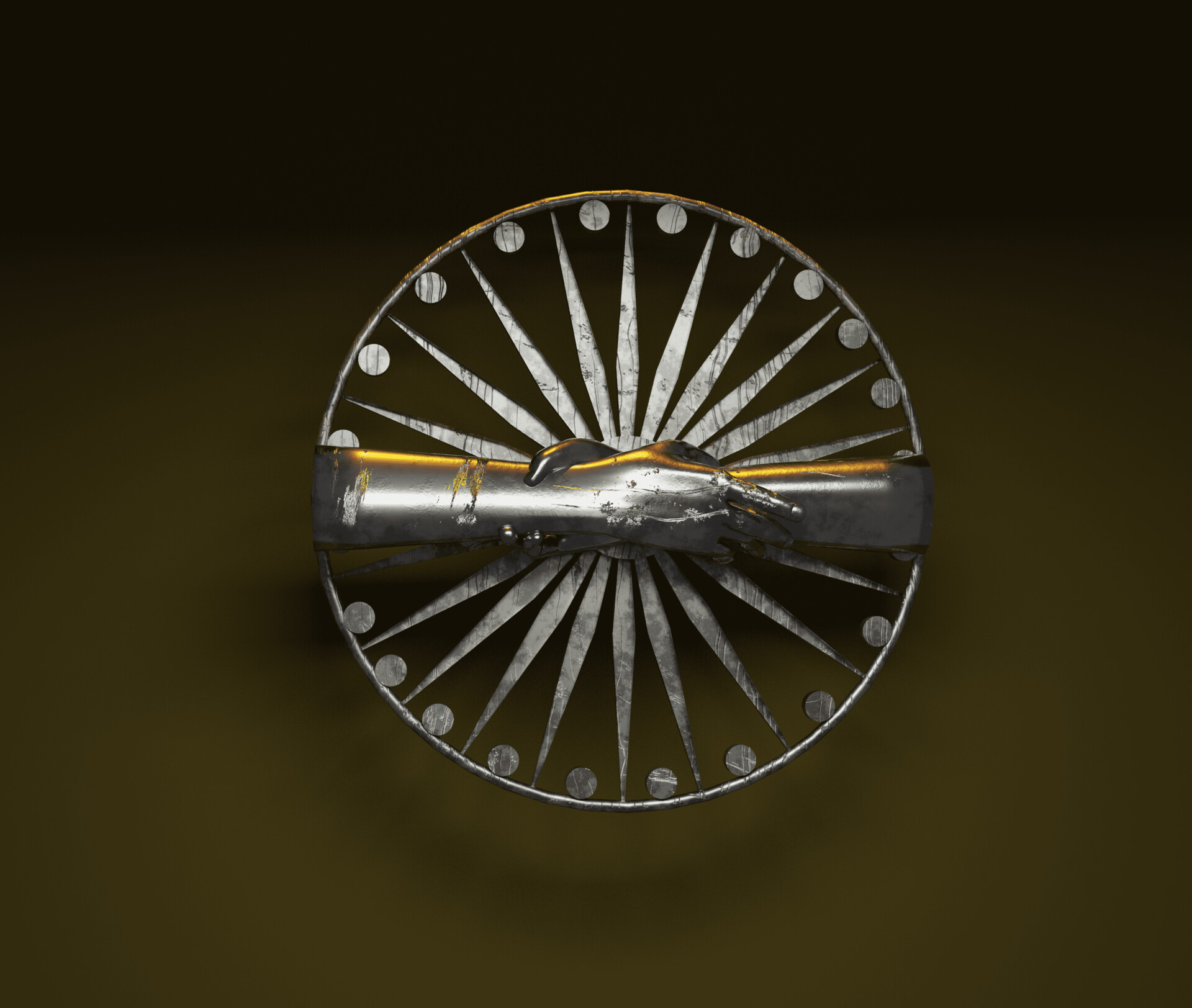 ArtStation - Rise Roar Revolt (RRR) 3D title logo