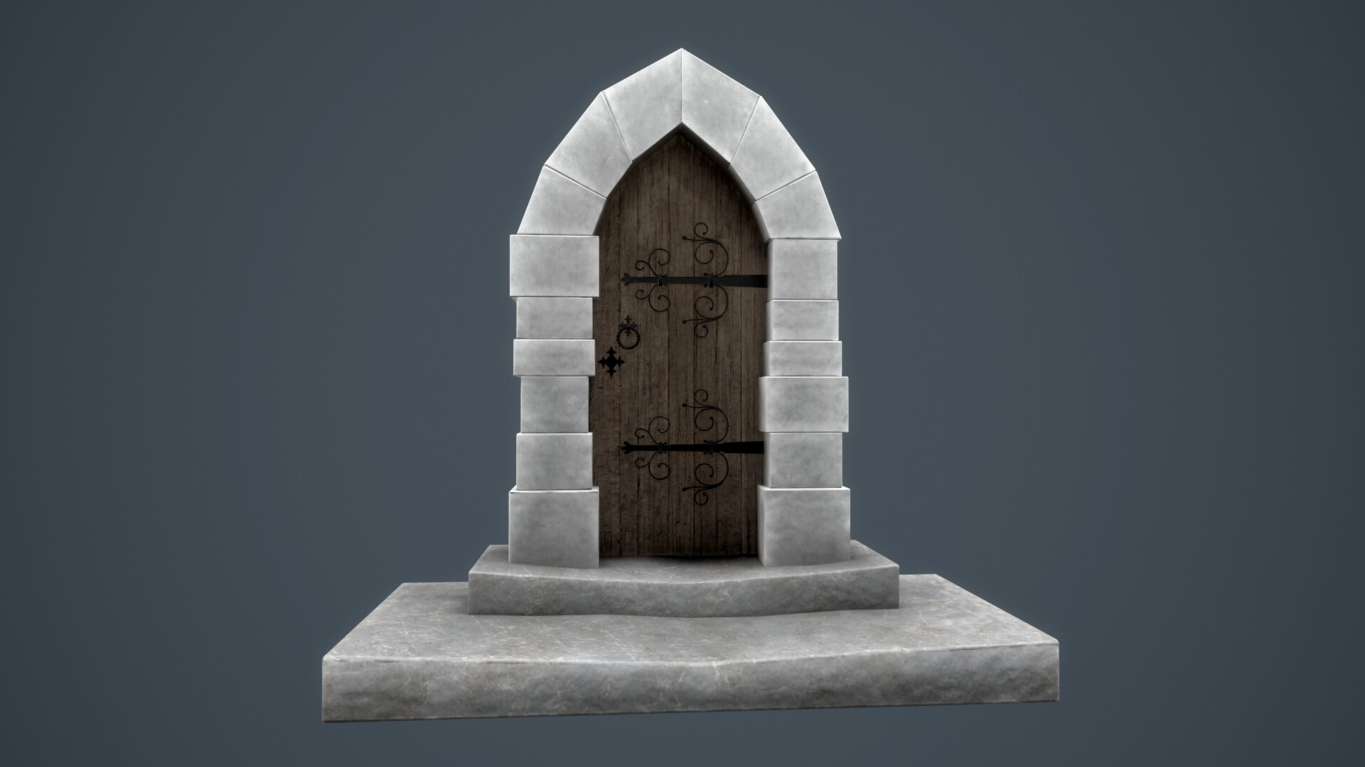 ArtStation - Gothic Door