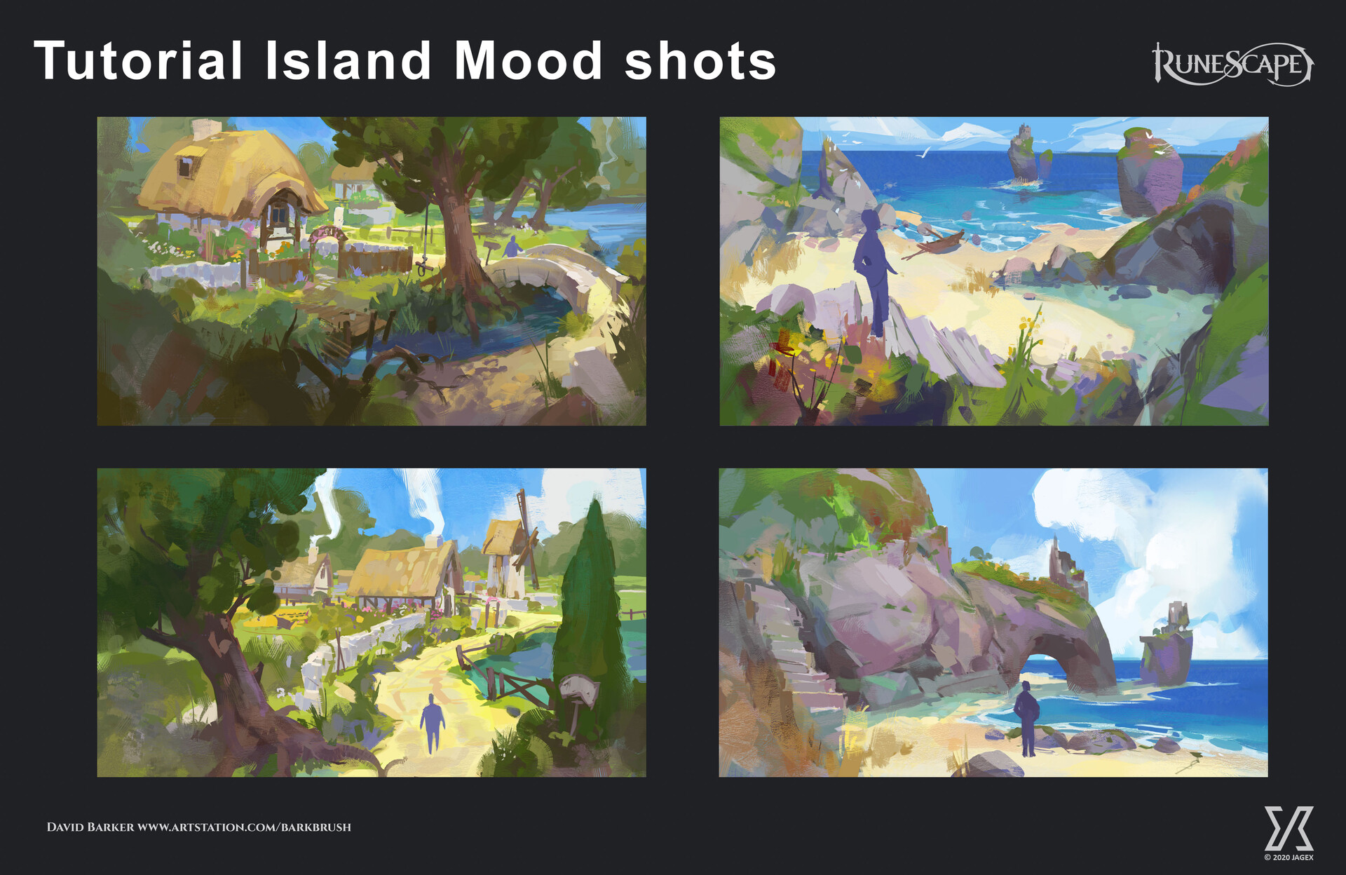 Jagex Games Studio - Concept Art - Davendale, Tutorial Island