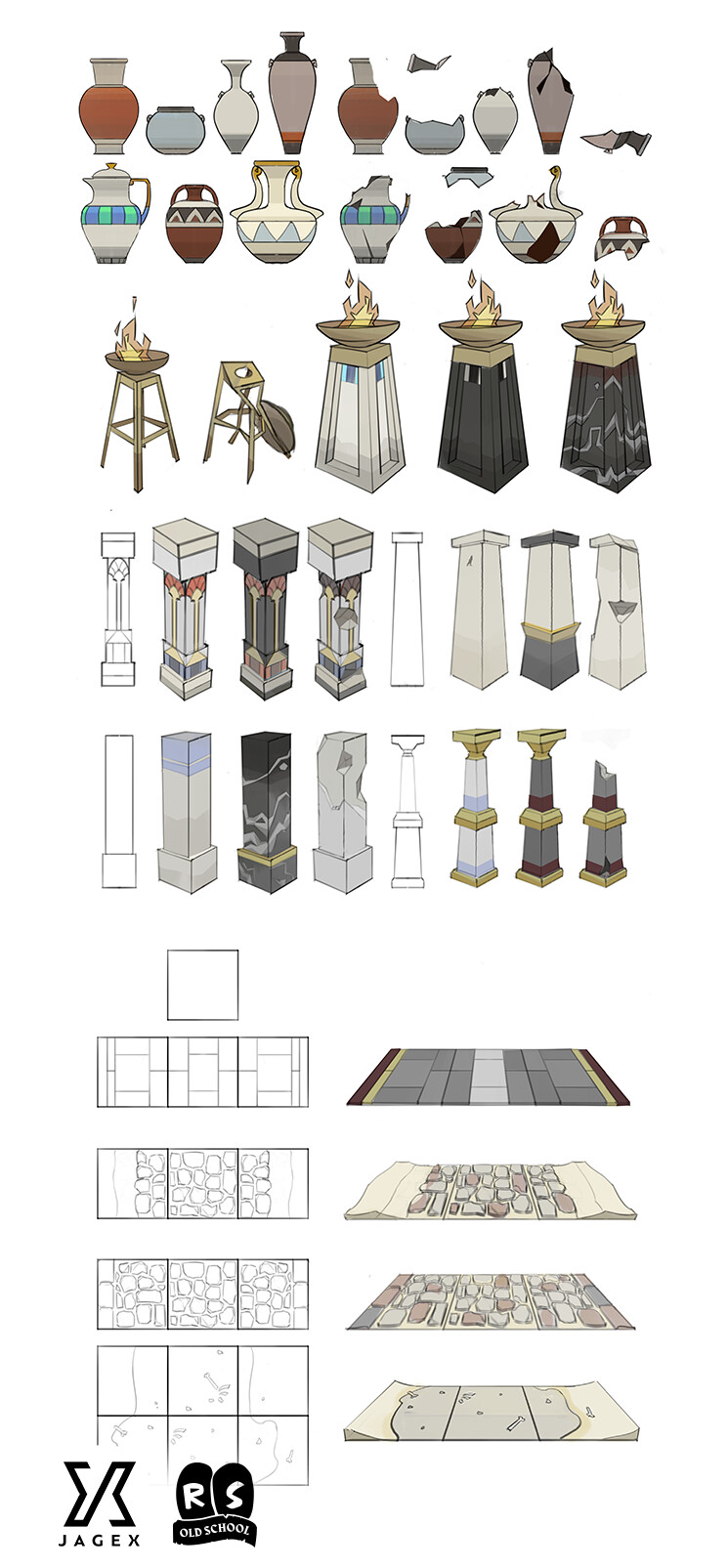 Connor Adams - OSRS - Tombs of Amascut Environment Concepts