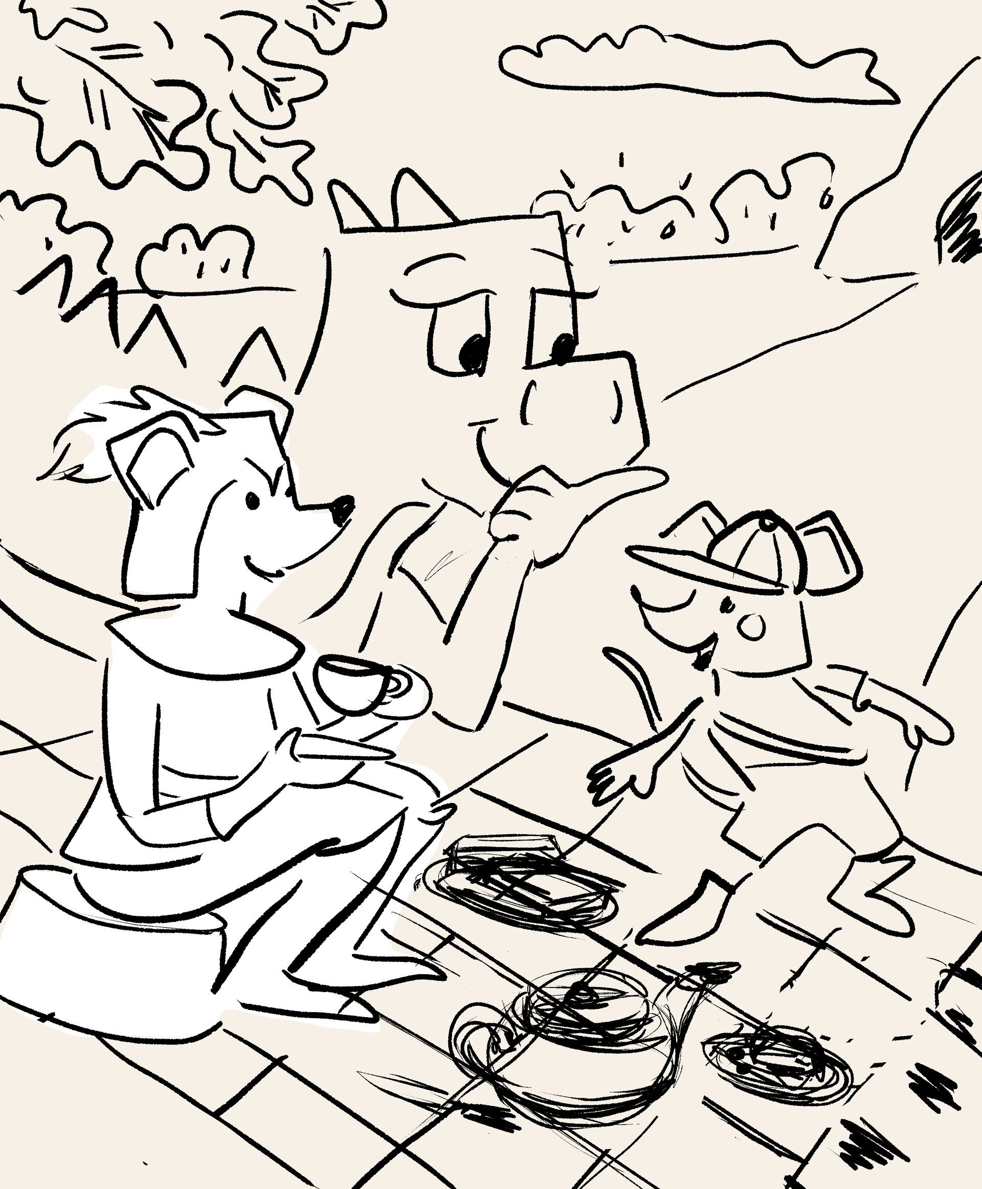 the reluctant dragon coloring pages