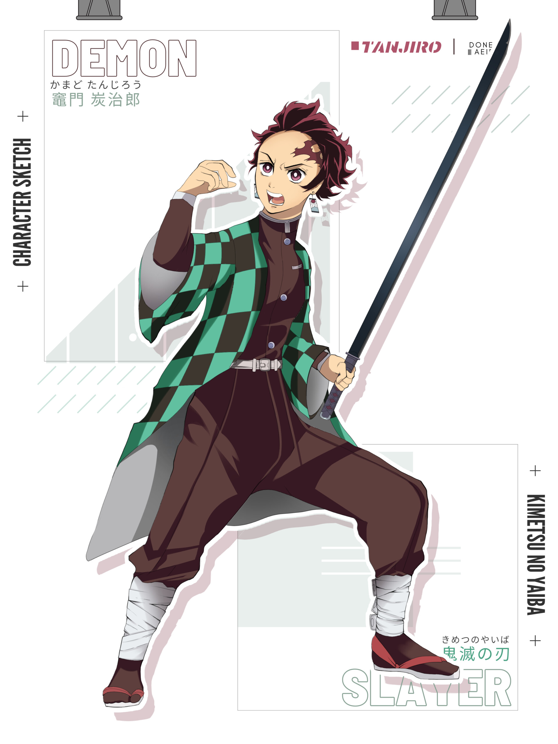 ArtStation - Demon Slayer | Tanjirou