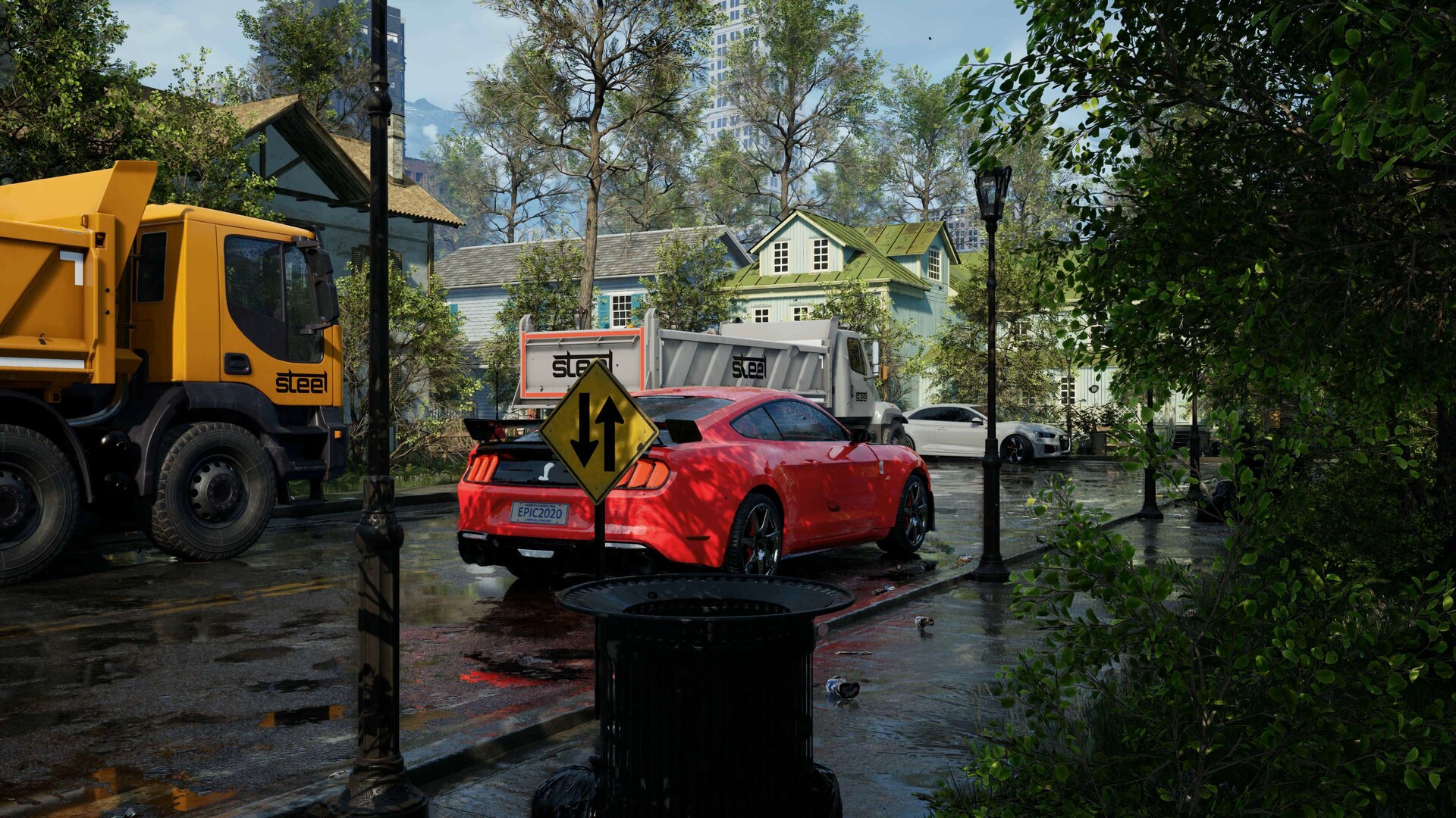 Lehusha Ivan - Rainy Mustang GT500 - but in 8k 60 fps! | UE5 RTX Real ...