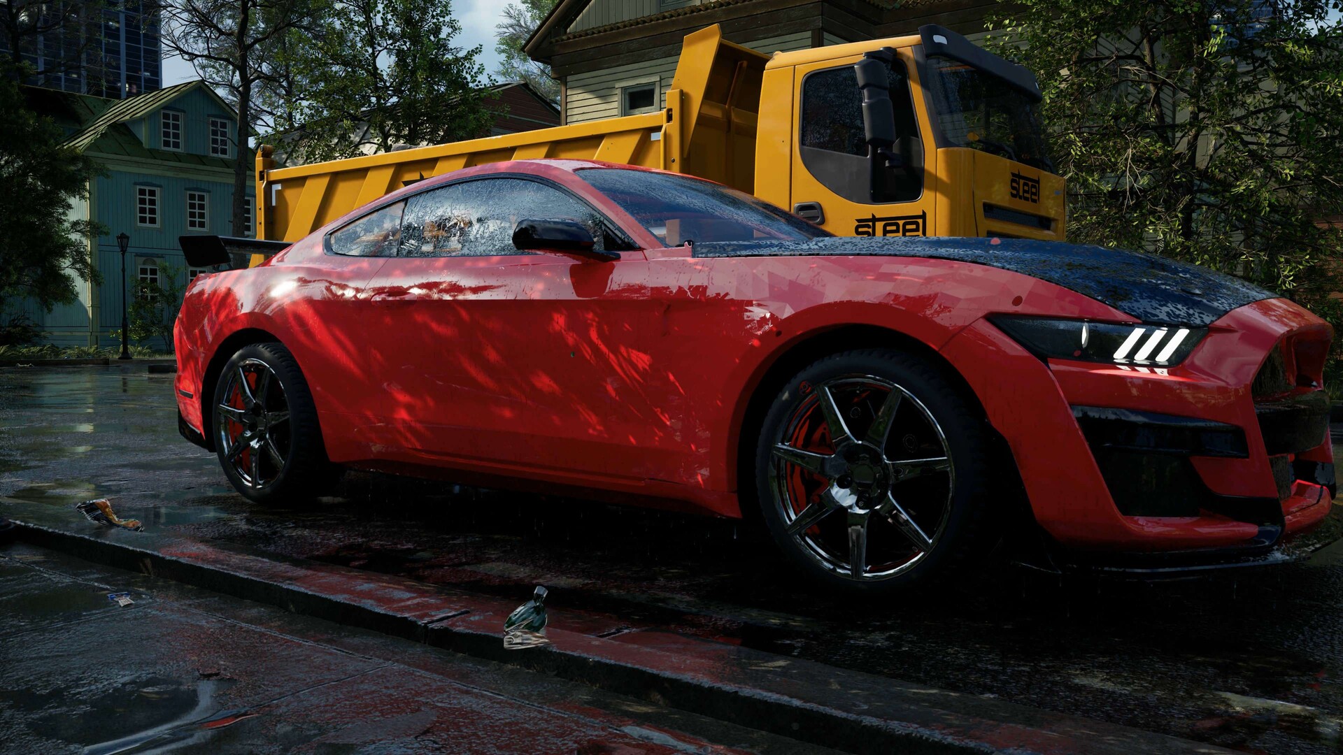 Lehusha Ivan - Rainy Mustang GT500 - but in 8k 60 fps! | UE5 RTX Real ...