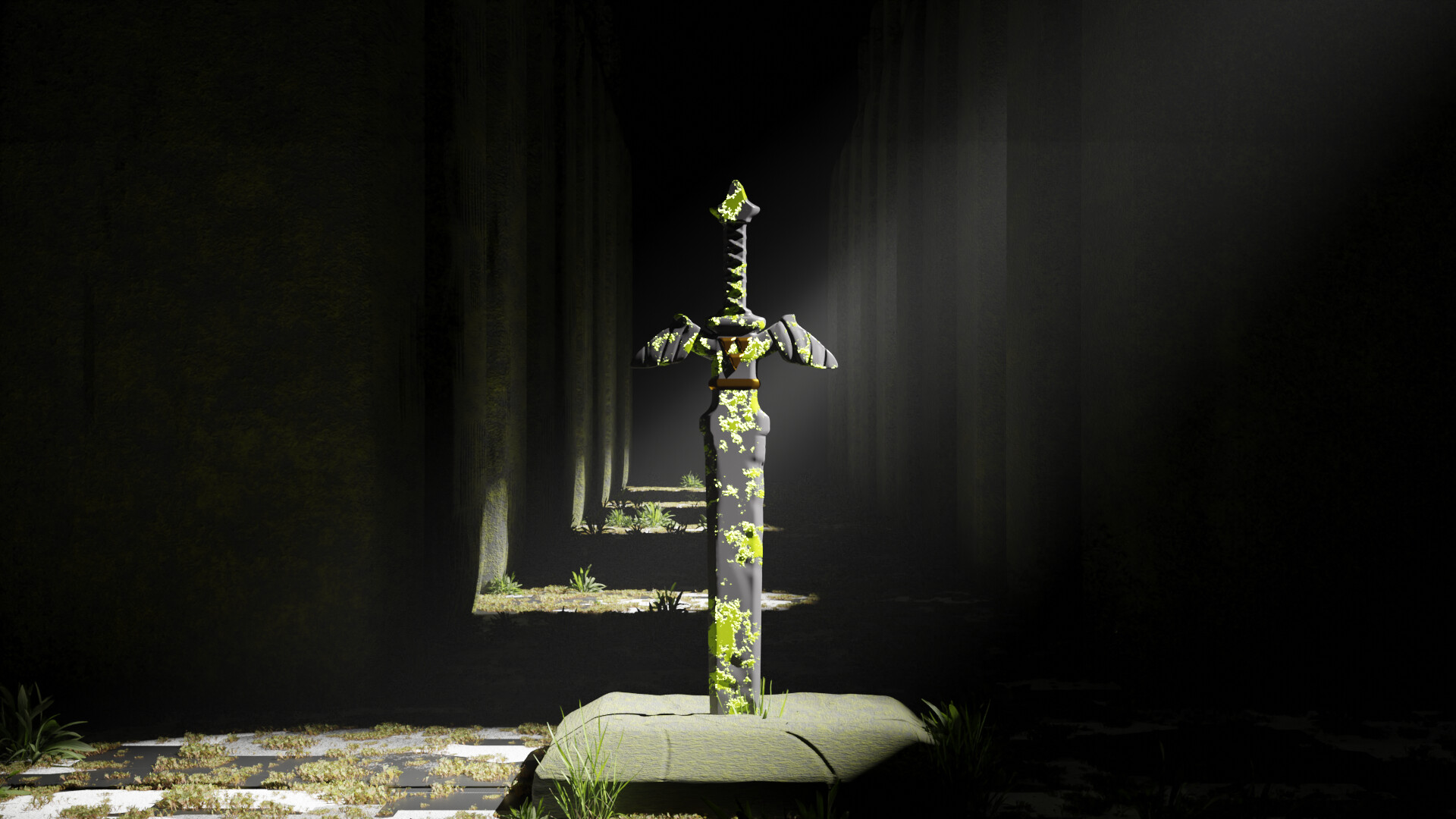 ArtStation - Legend of Zelda - Master Sword