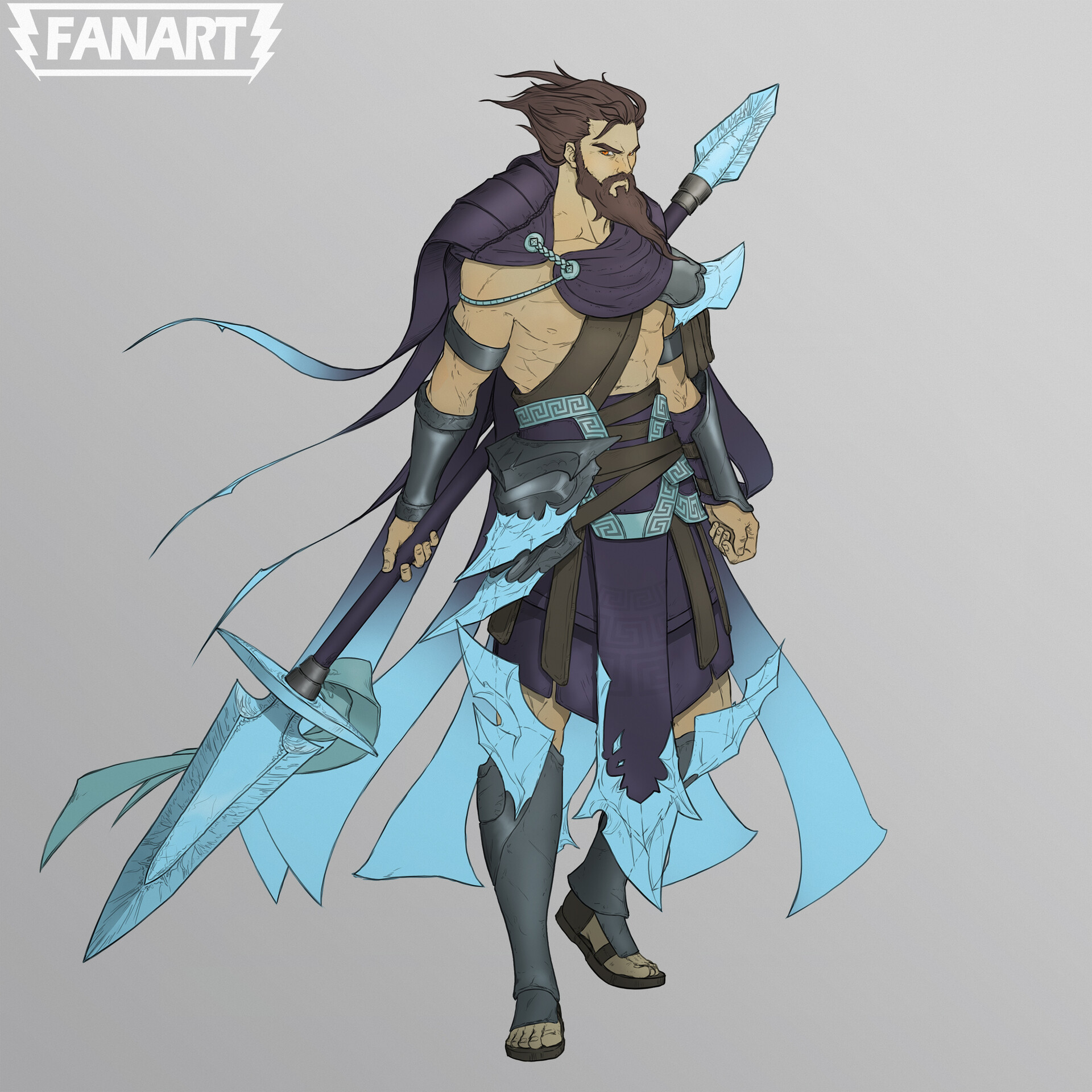 ArtStation - Boreas, The North Wind [Smite Fan God Concept]