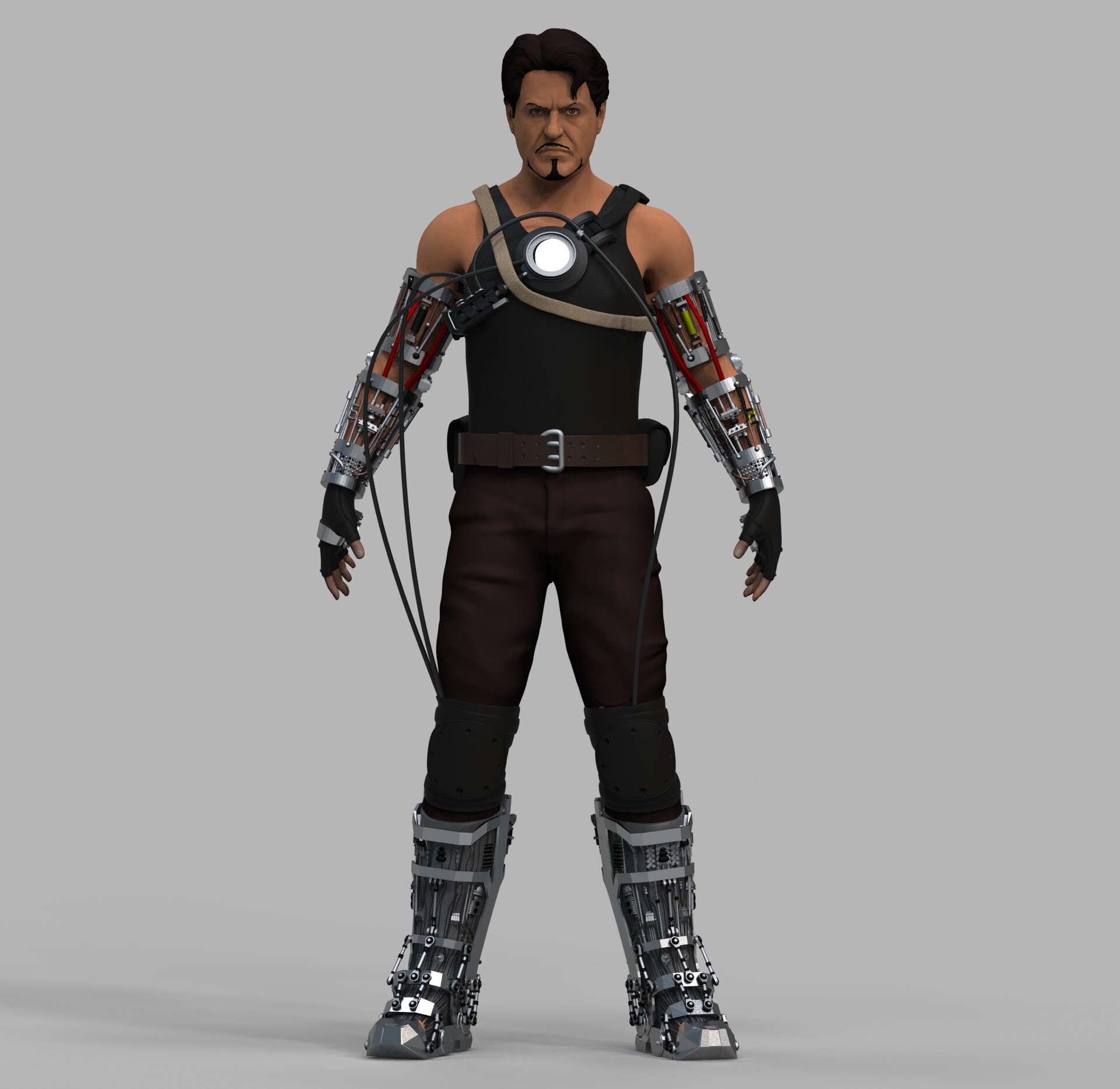 ArtStation - Tony Stark Test Flight Suit