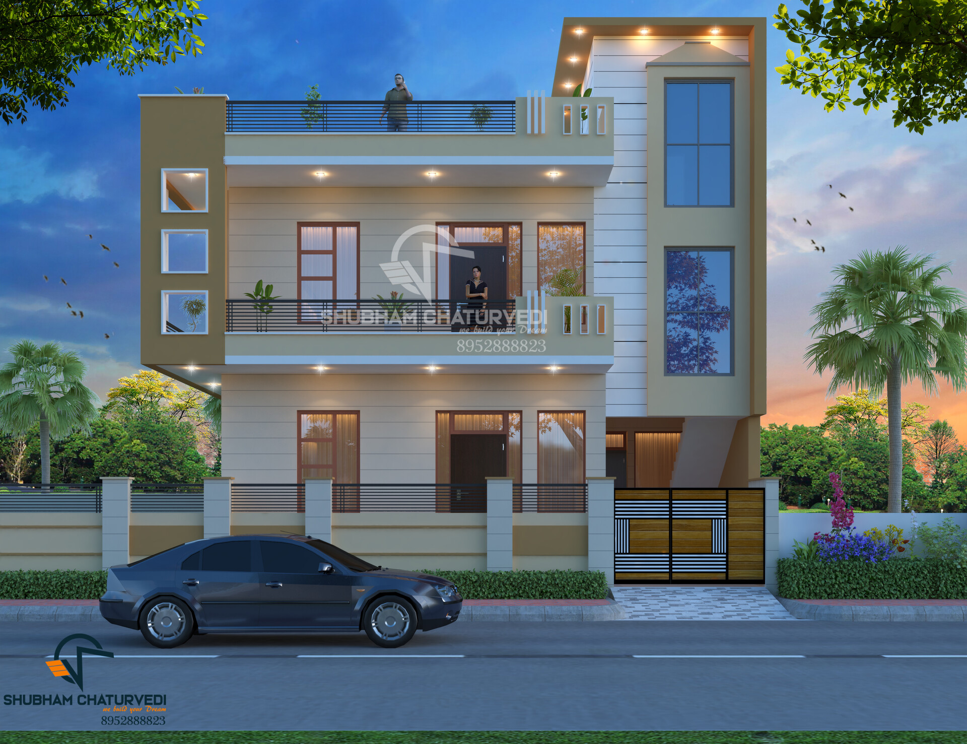 ArtStation - HINDAUN CITY FRONT ELEVATION