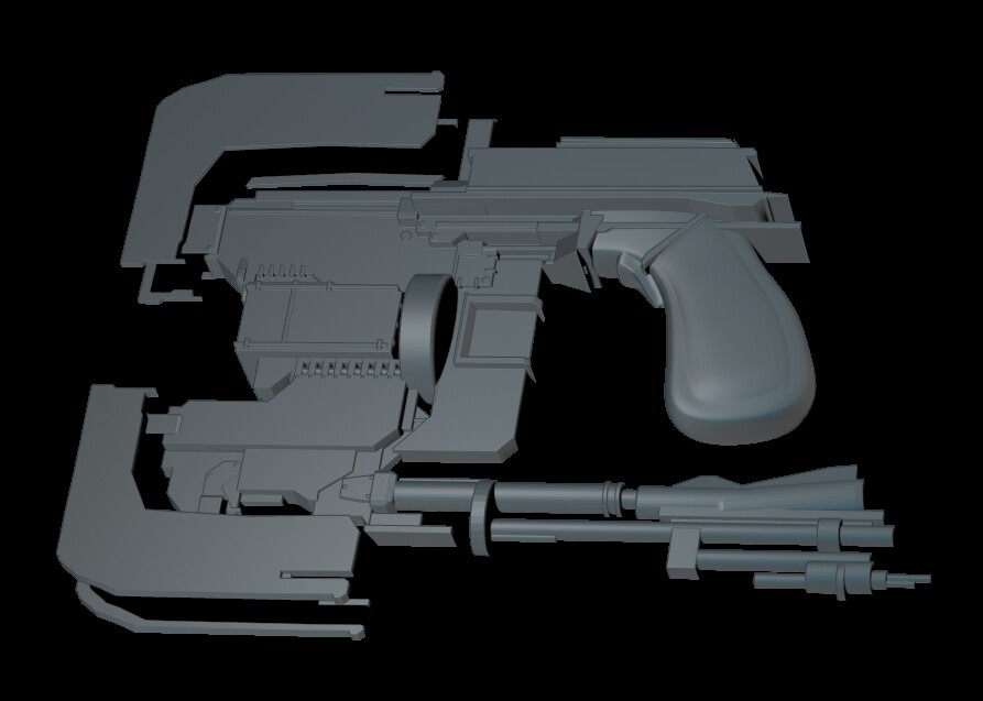 ArtStation - Dead Space Plasma Cutter Exercise