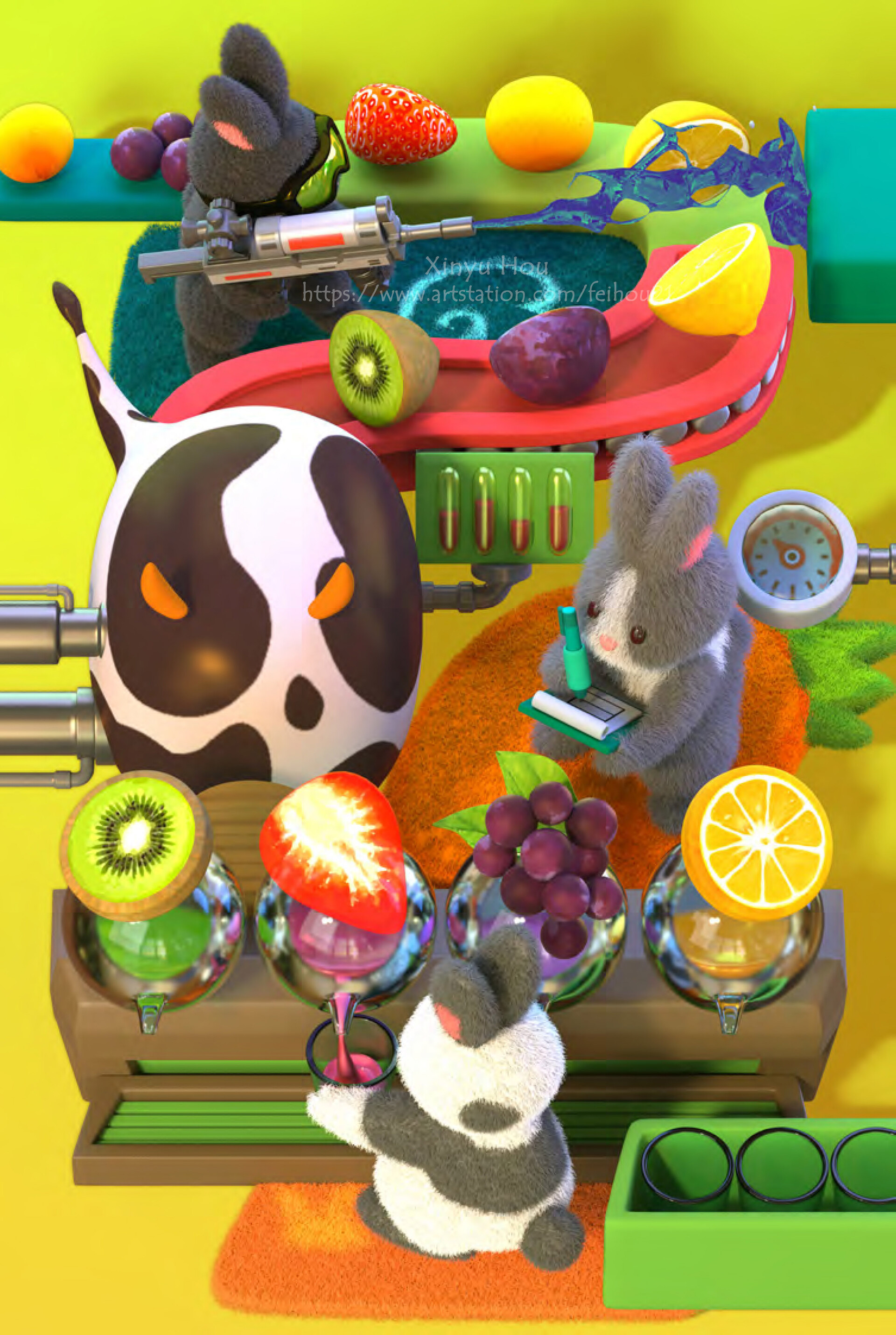 ArtStation - Bunny's Juice Factory