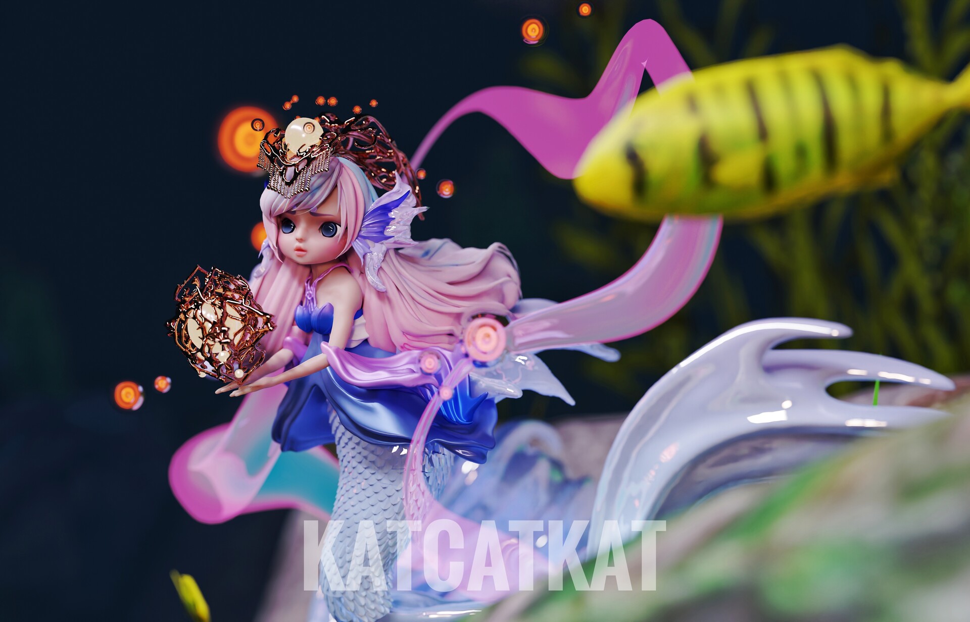 ArtStation - Betta Fish Mermaid