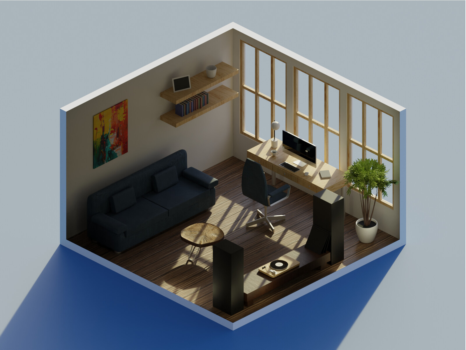 ArtStation - Realistic Office Modelling
