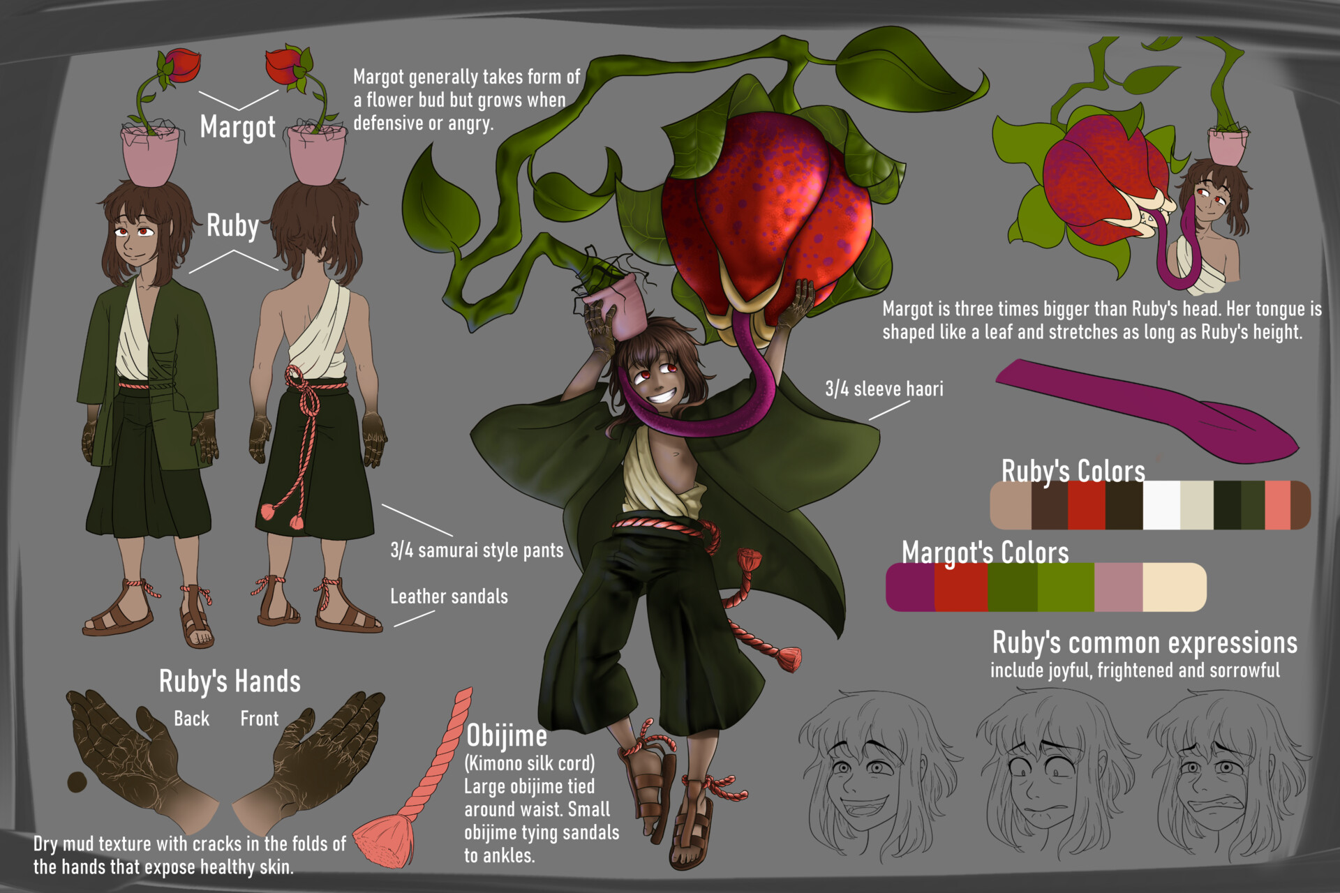 ArtStation - Ruby Character Reference Sheet