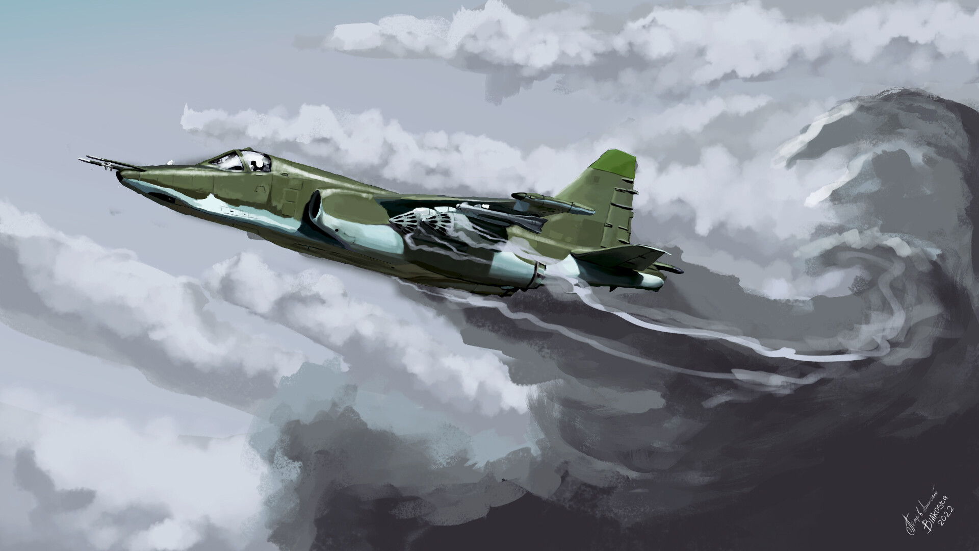 ArtStation - SU 25 Frogfoot