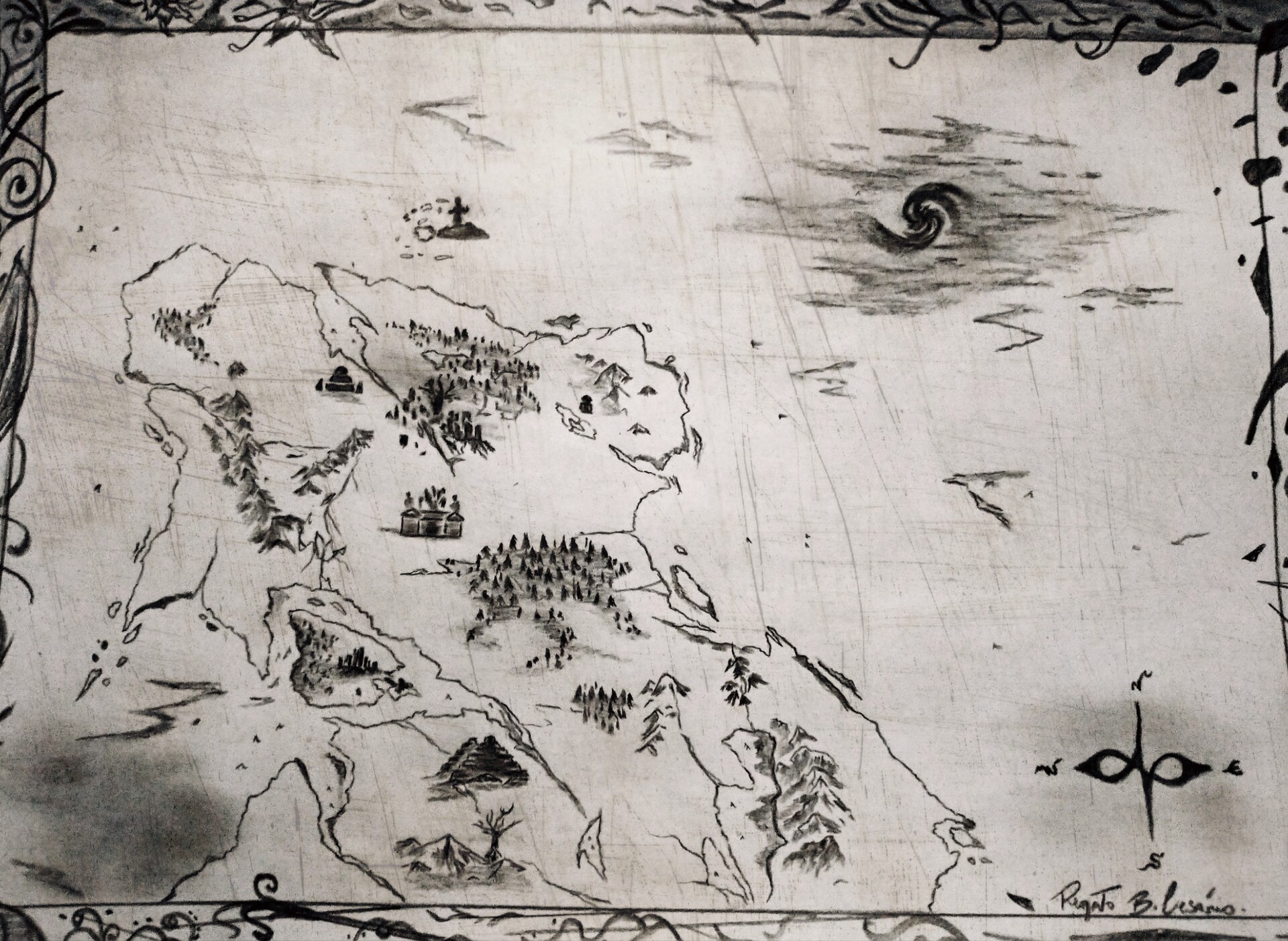 ArtStation - Planet Umbra Map