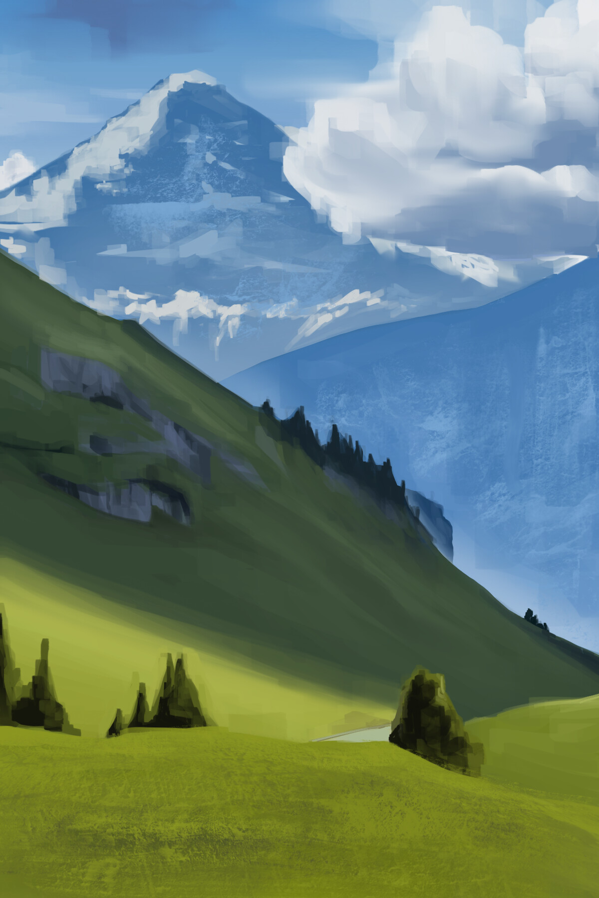 ArtStation - Mountain Side