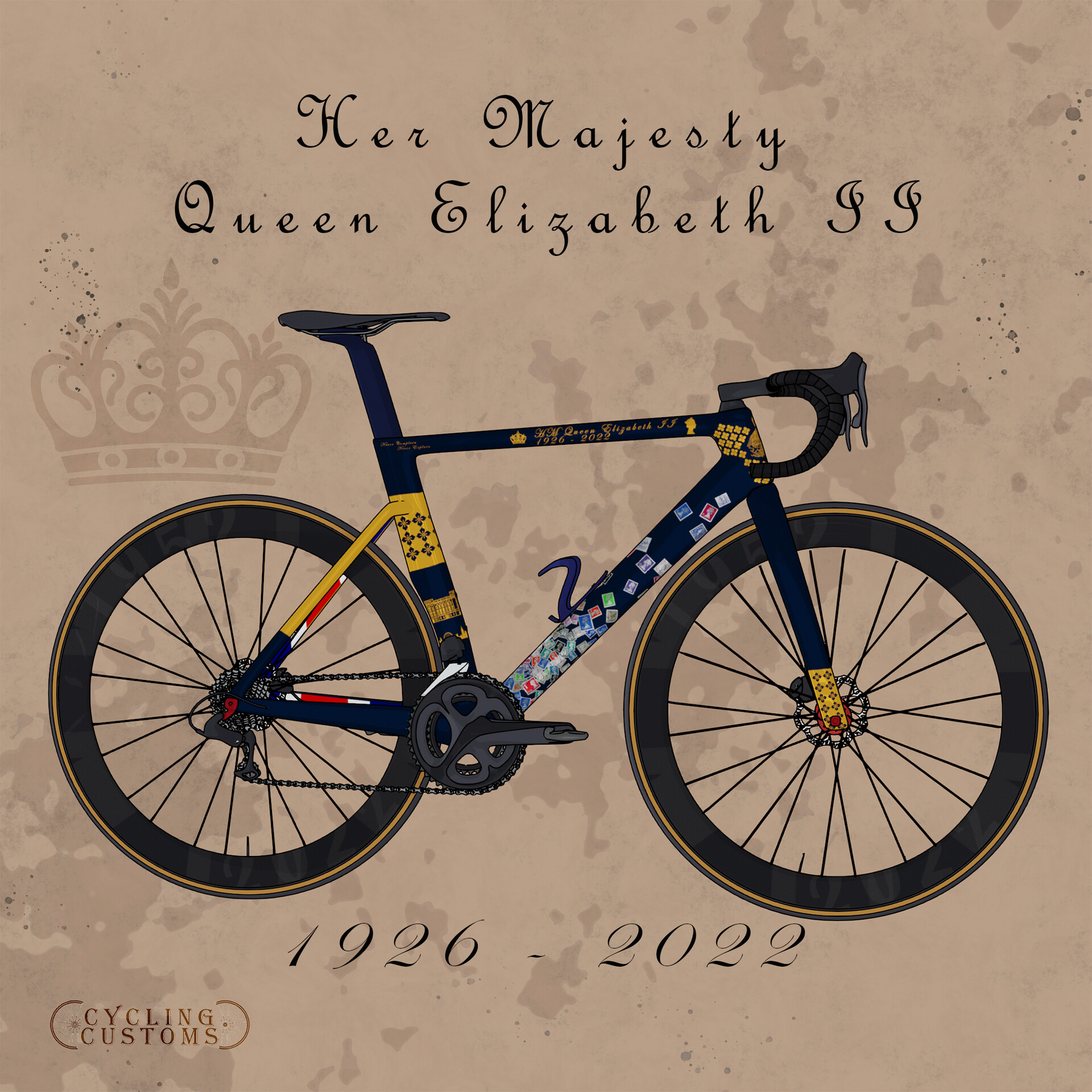 ArtStation - Cycling Customs - Her Majesty Queen Elizabeth II