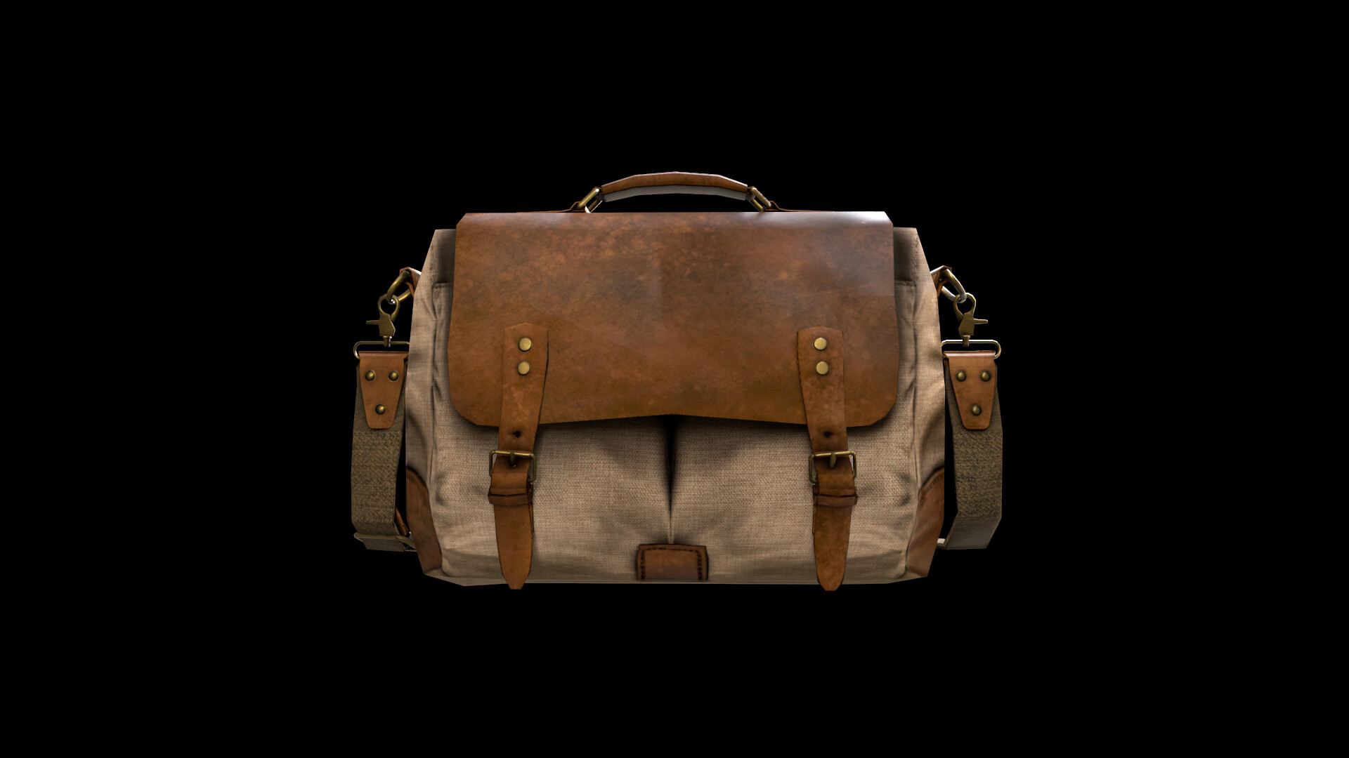 ArtStation - LEATHER BAG GAME ASSET