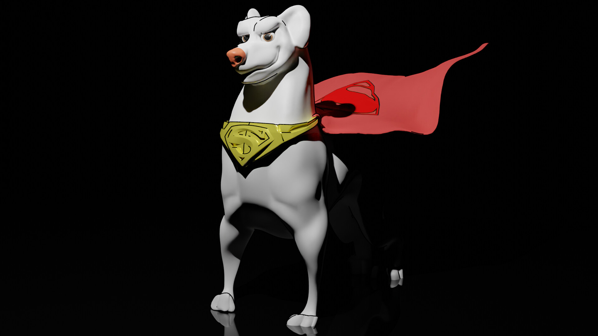 ArtStation - Krypto the Superdog model 3D model