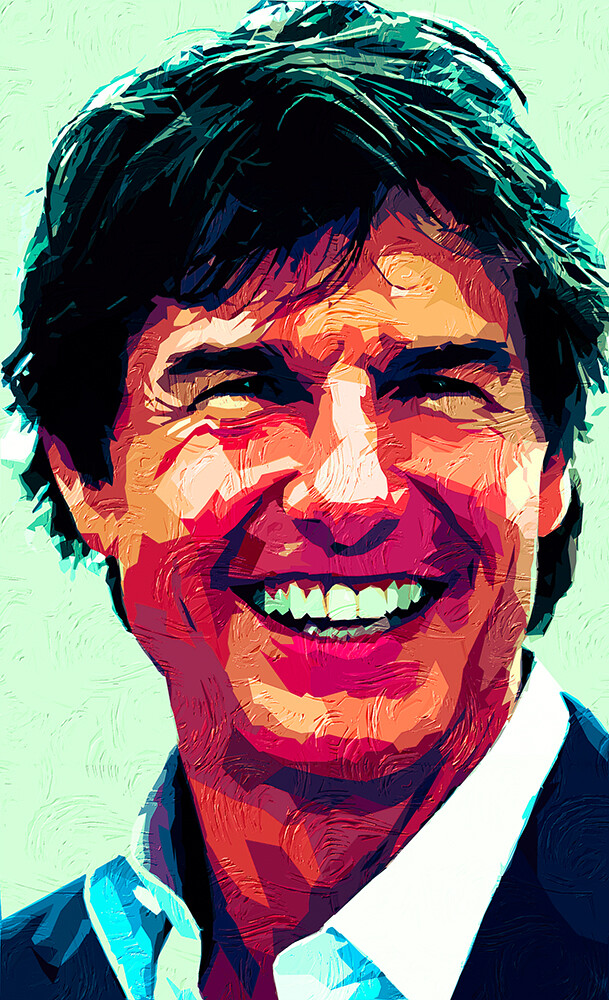 ArtStation - Tom Cruise pop art poster