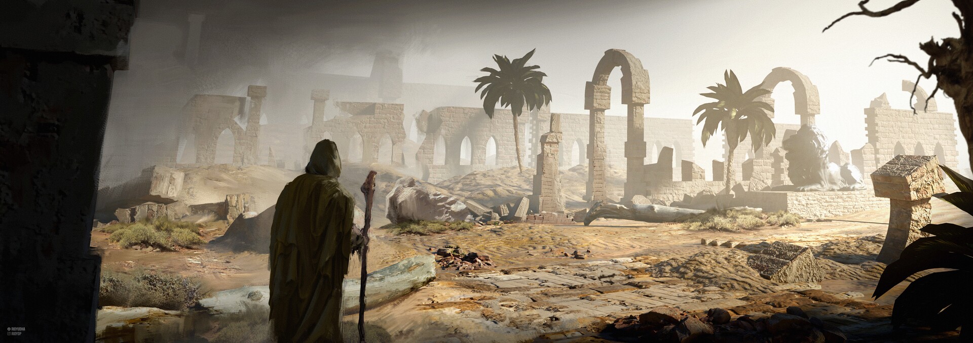 ArtStation - Desert Ruins
