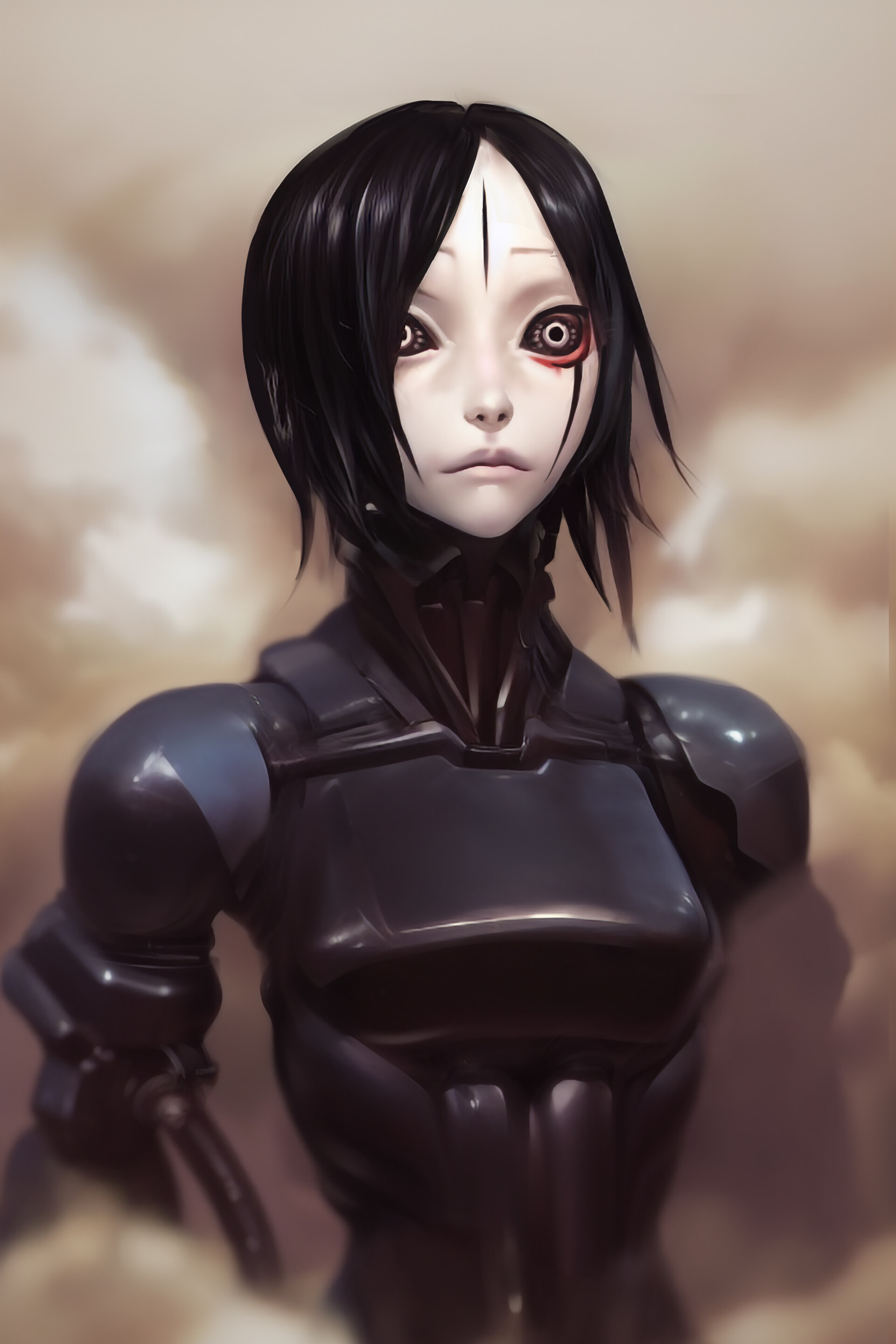 ArtStation - Sanakan fanart remastered with AI and overpainted