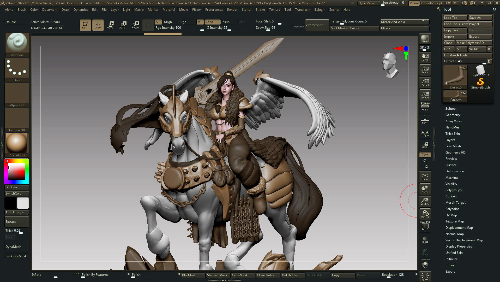 ArtStation - WIP - Warrior Angel