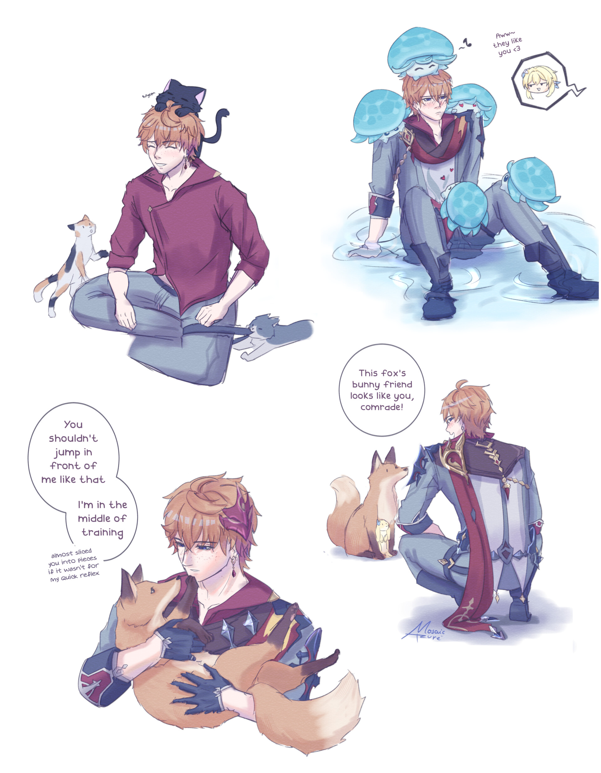 ArtStation - Childe Practice