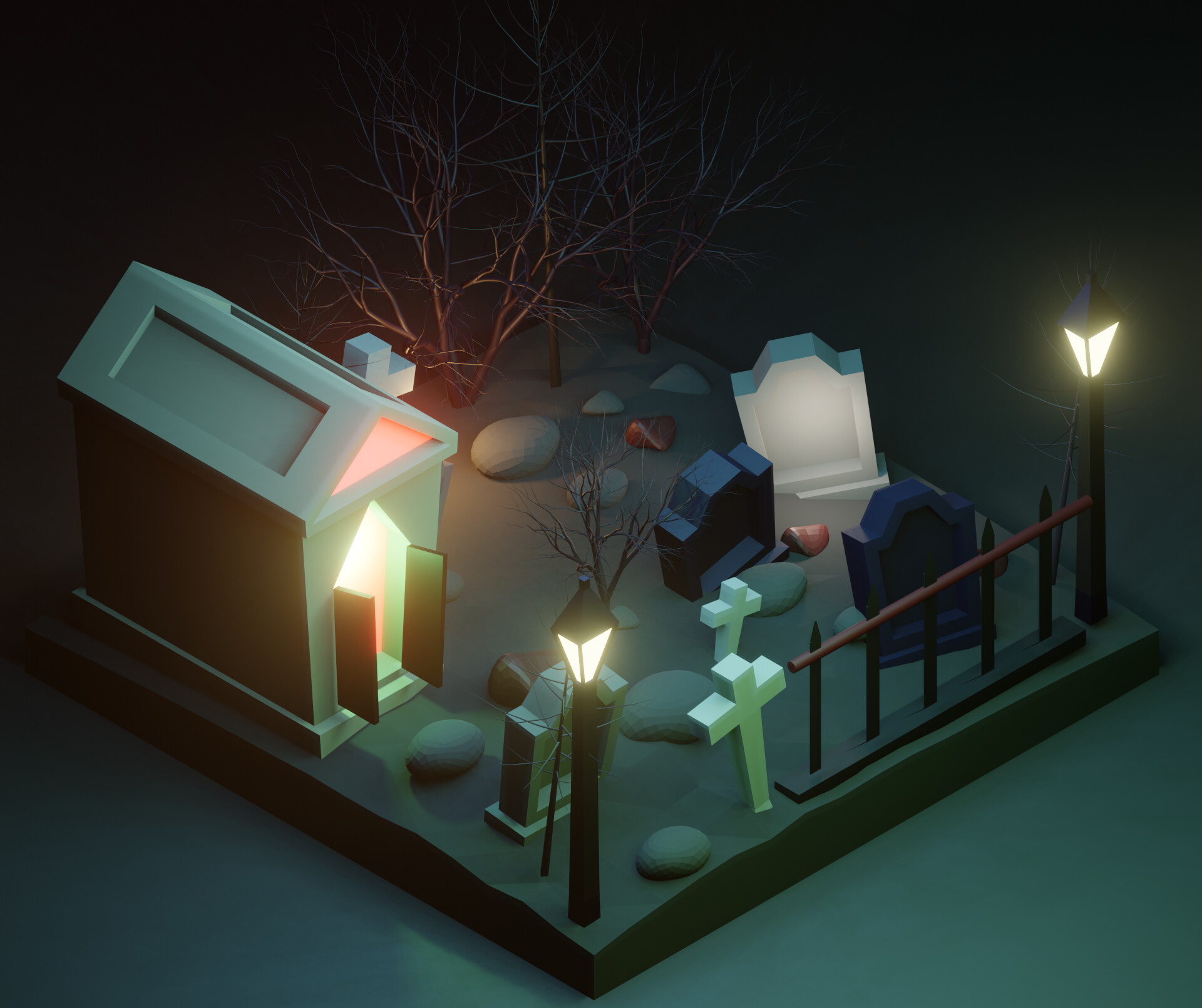 ArtStation - Graveyard Environment