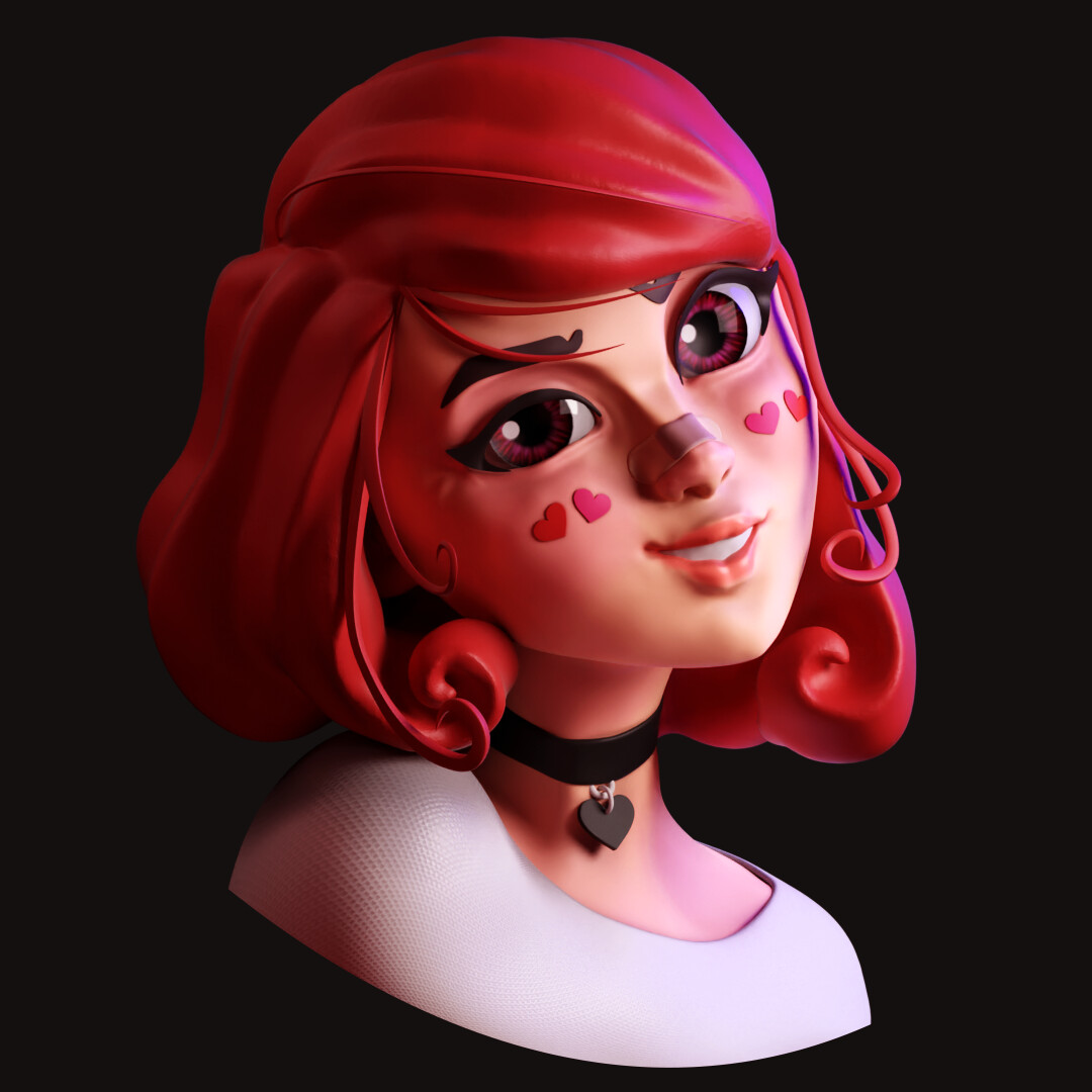 ArtStation - stylized girl study