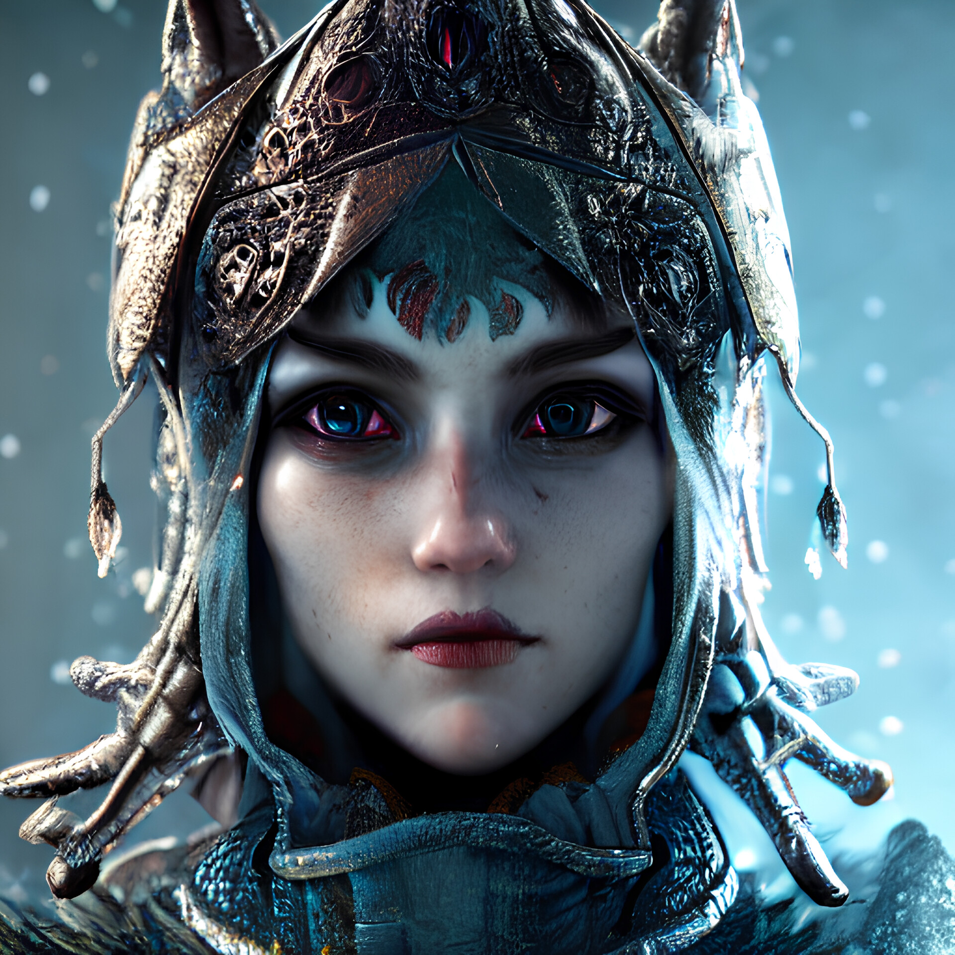 ArtStation - Frostpunk Elf Princess Lorinda