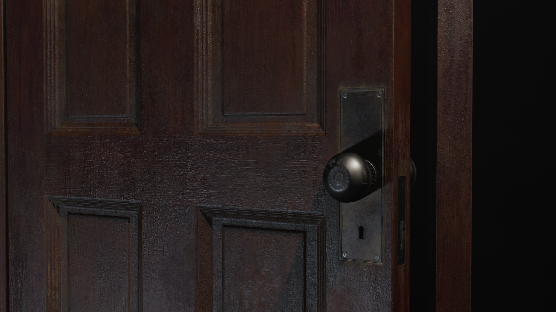 ArtStation - Old wooden door