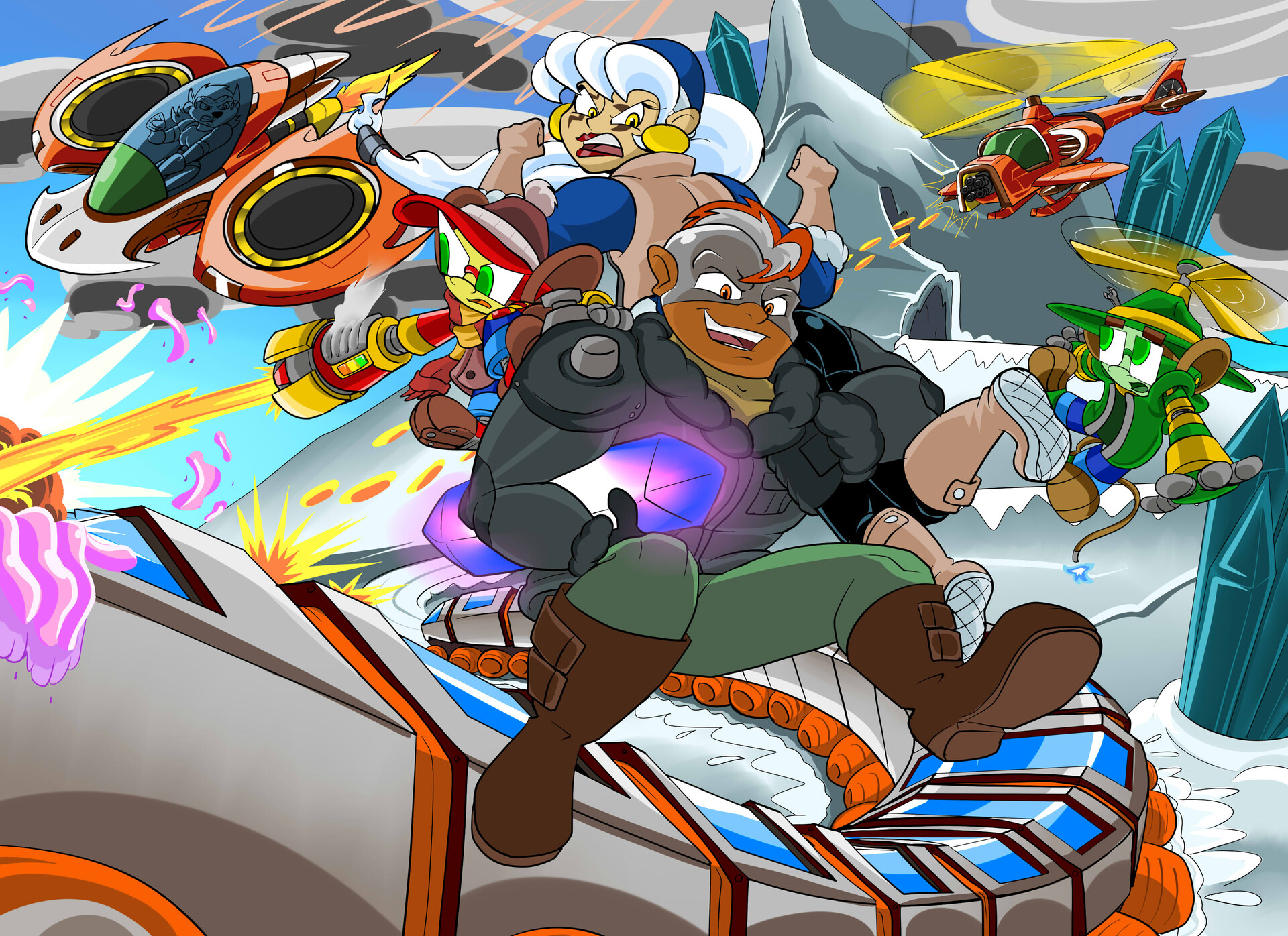 ArtStation - Planet Topia ACT 4 On the run