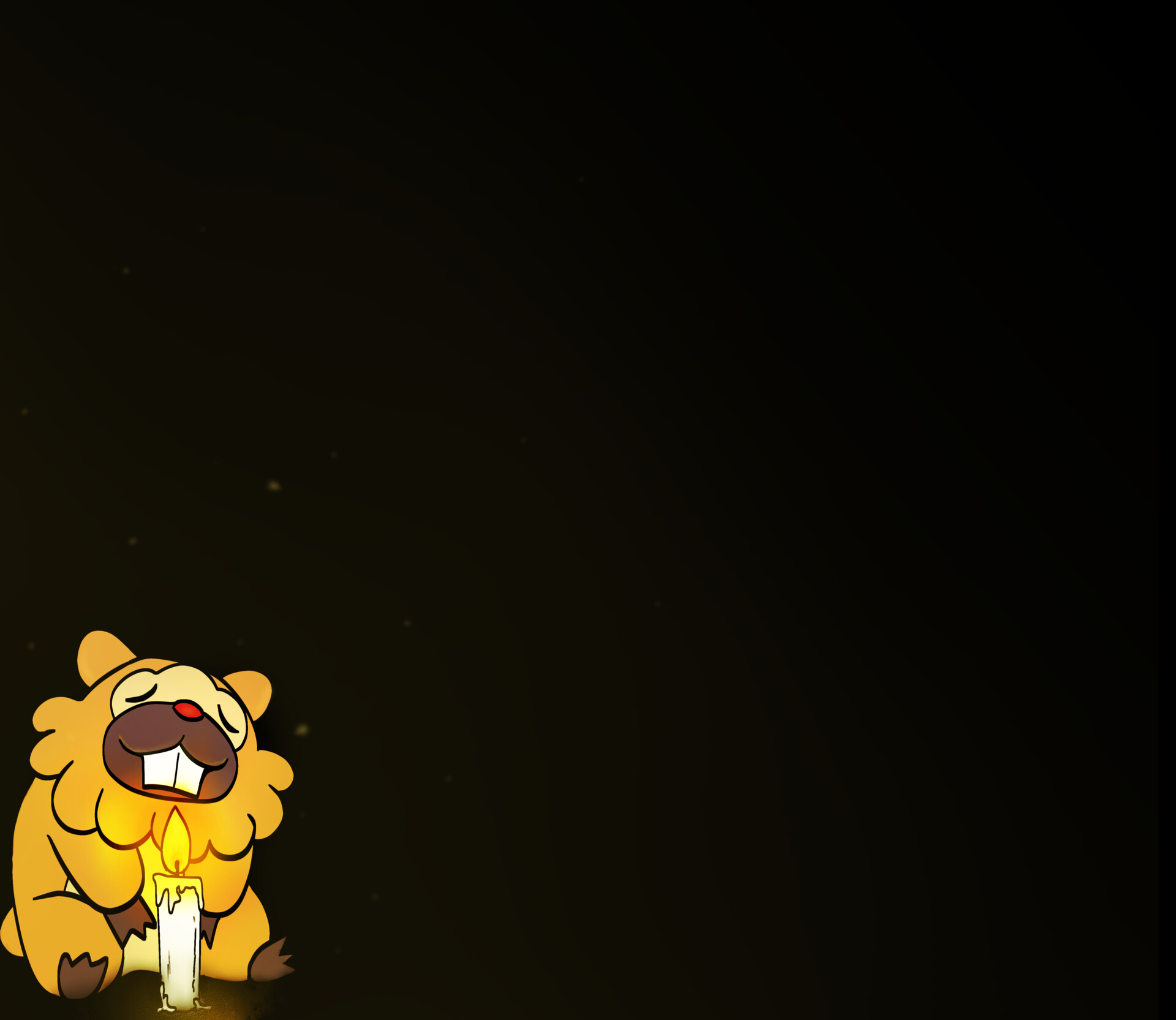 ArtStation - Bidoof by candlelight