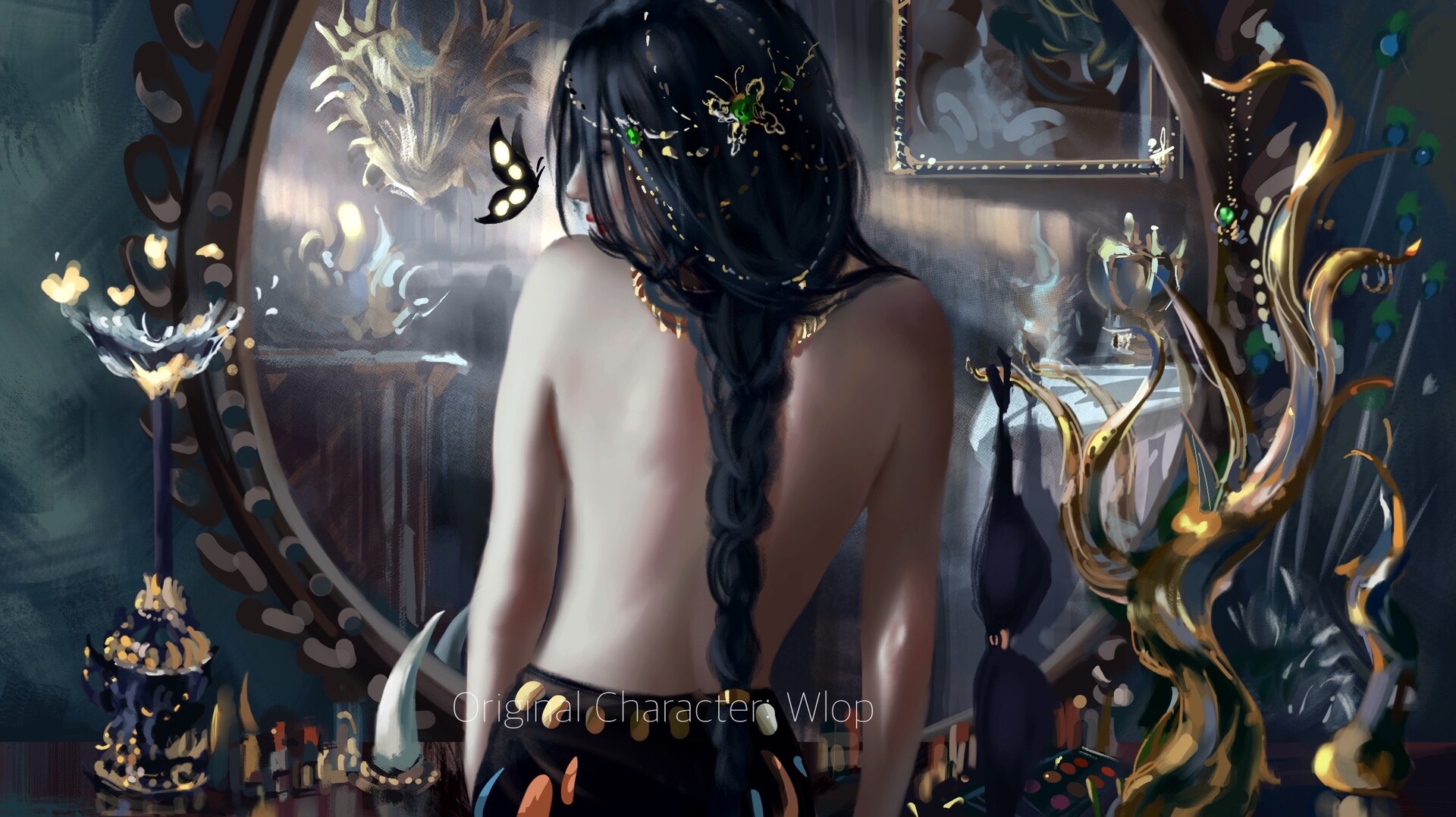 ArtStation - Make up ( Wlop ) ( study )