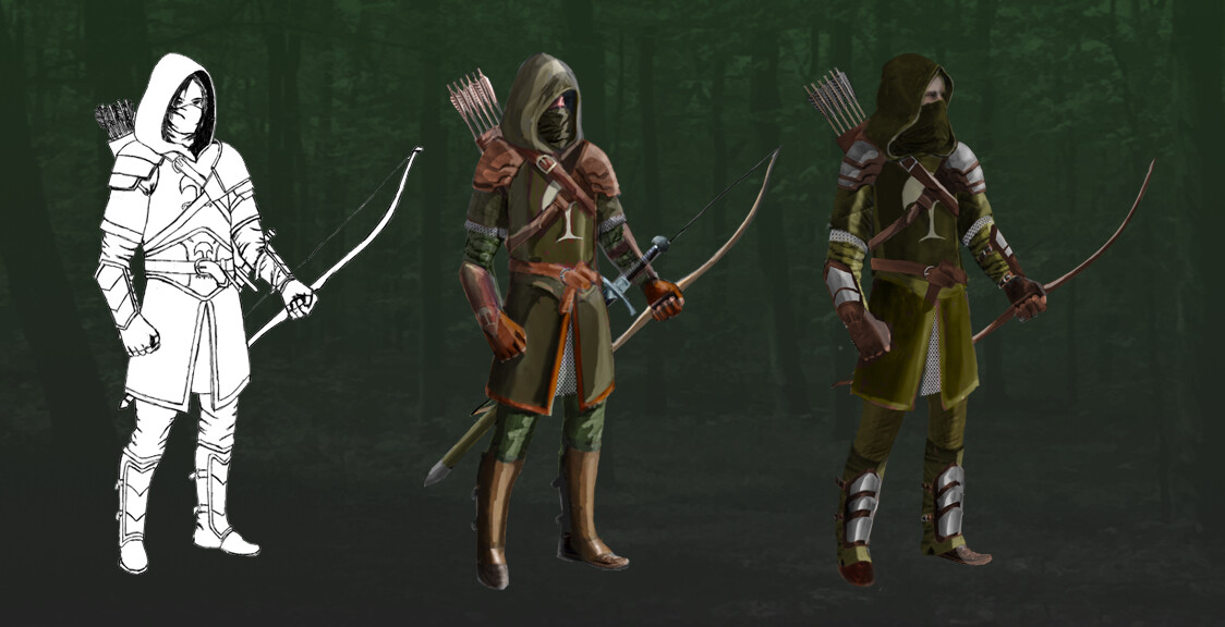 Martin Basford - Character and weapon redesign-Eradan-Lord Of The Rings ...