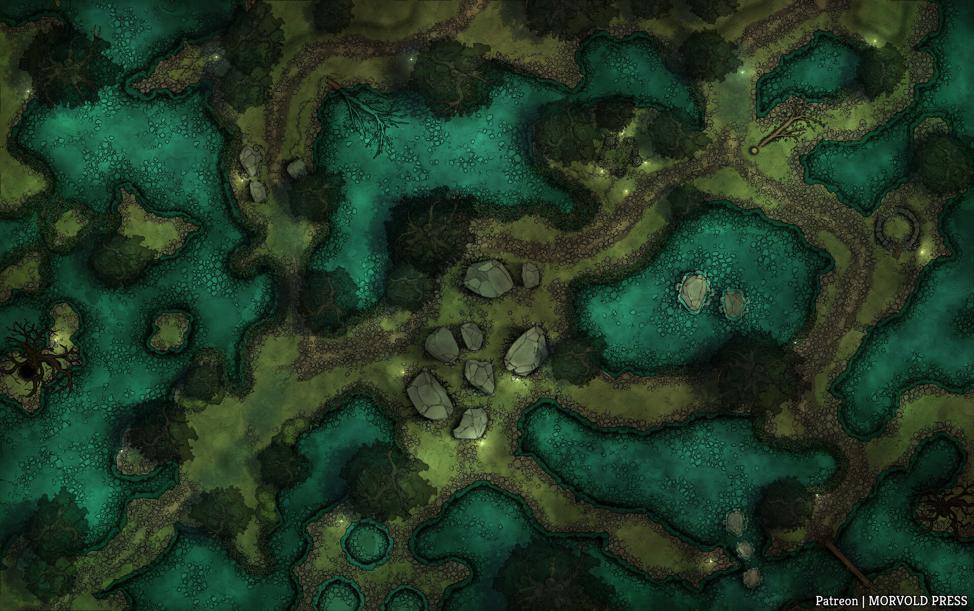 Morvold Press - Mere of the Dead Men | Swamplands!