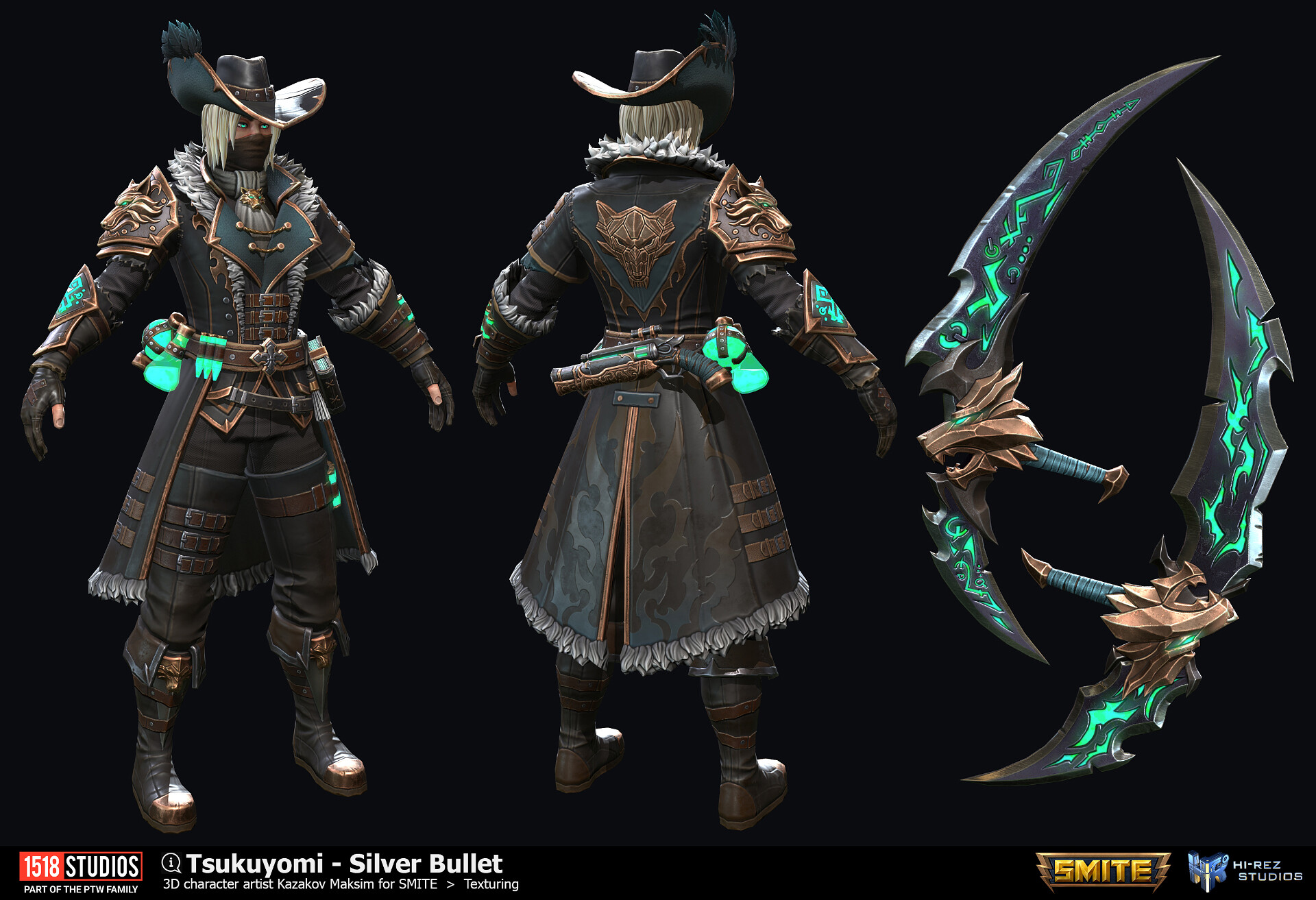 Maksim Kazakov - SMITE - Tsukuyomi - Silver Bullet